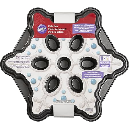 Wilton Christmas Snowflake Cake Tin : Amazon.co.uk: Home & Kitchen