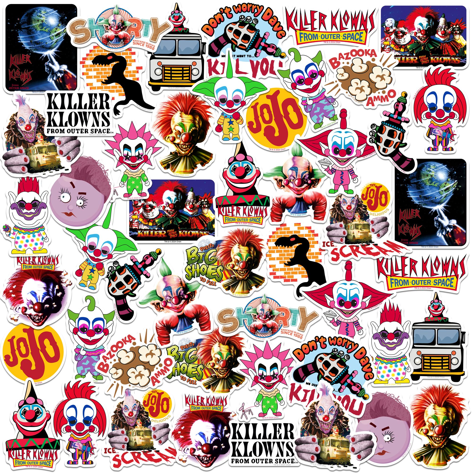 Amazon.com: Killer Klowns from Outer Space 50ct Vinyl Large Deluxe ...