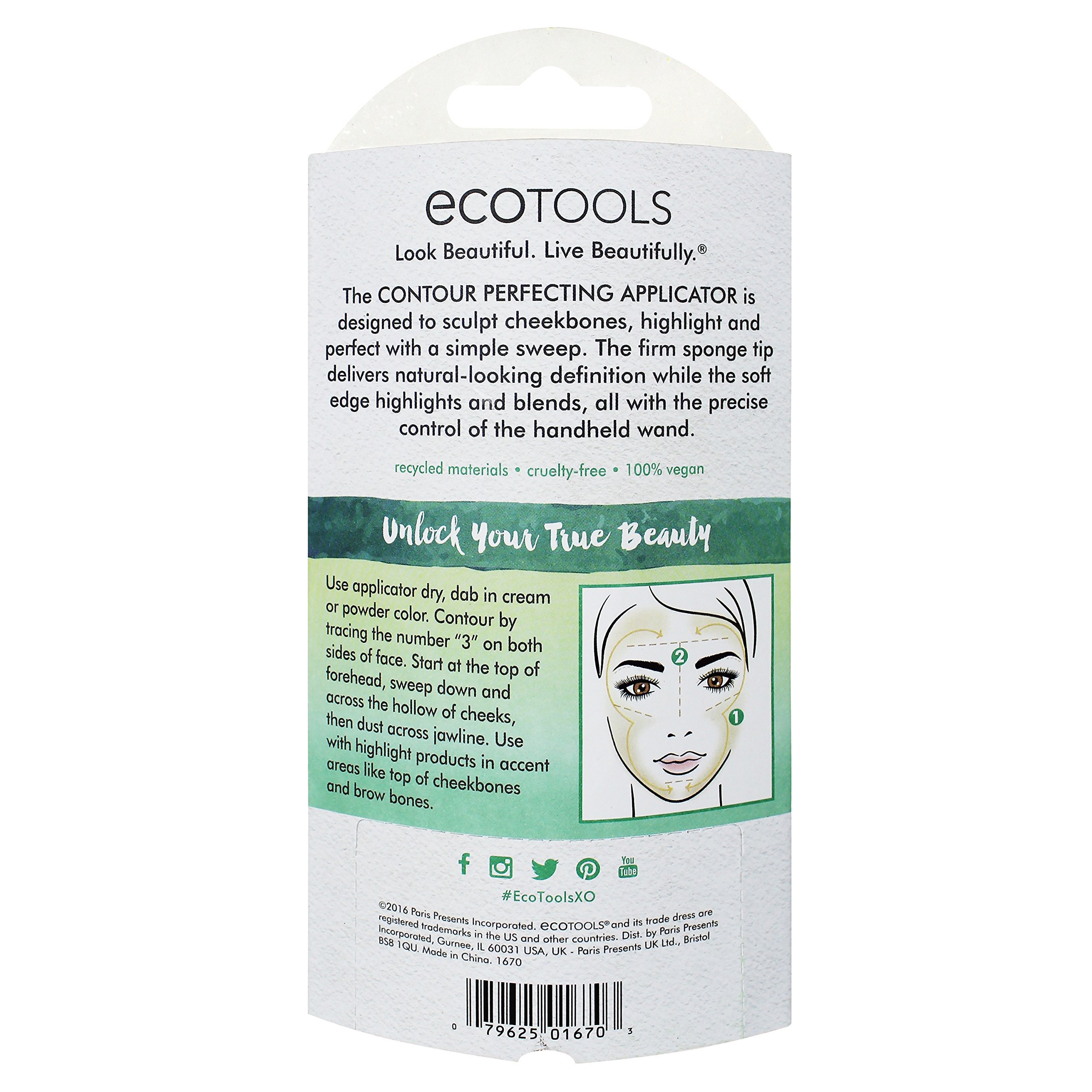 Snapklik.com : Ecotools Cruelty Free Contour Perfecting Applicator Made
