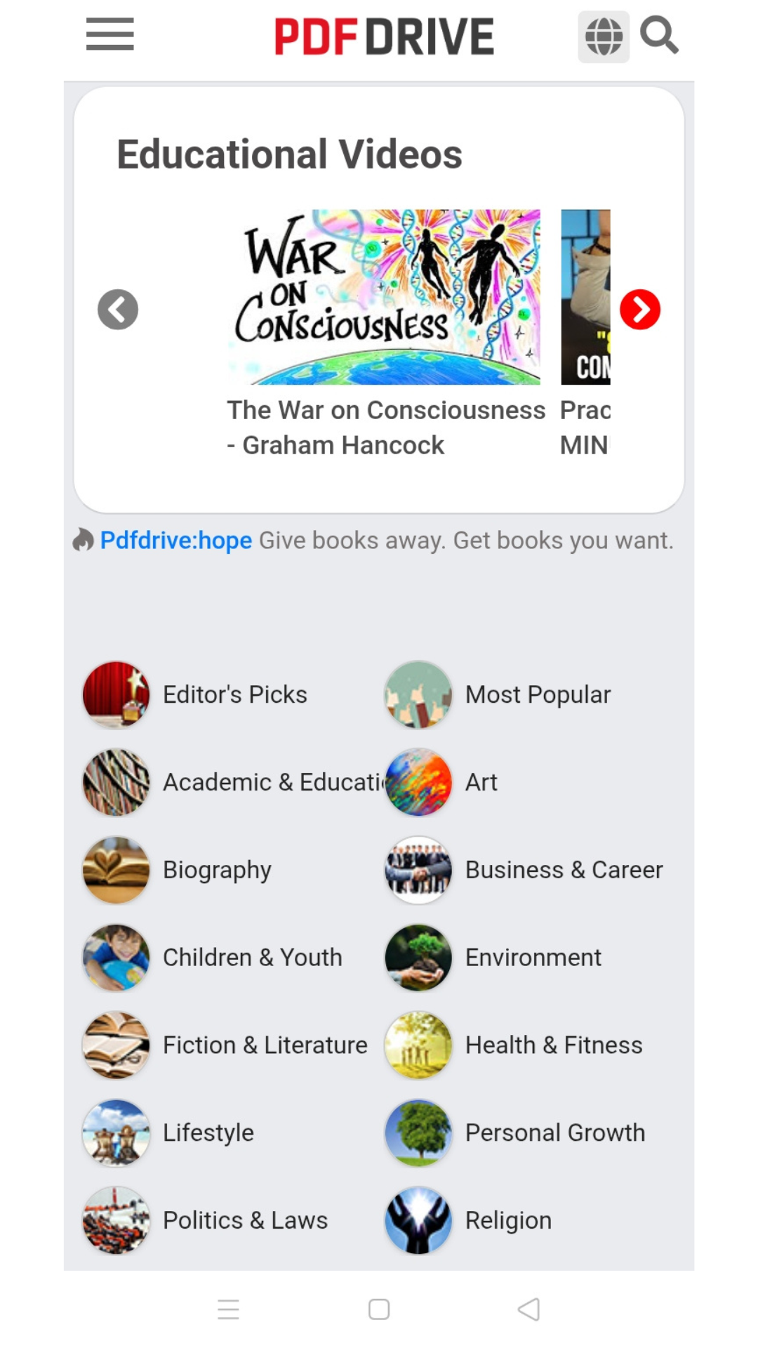 PDF drive app (book download) - App on Amazon Appstore