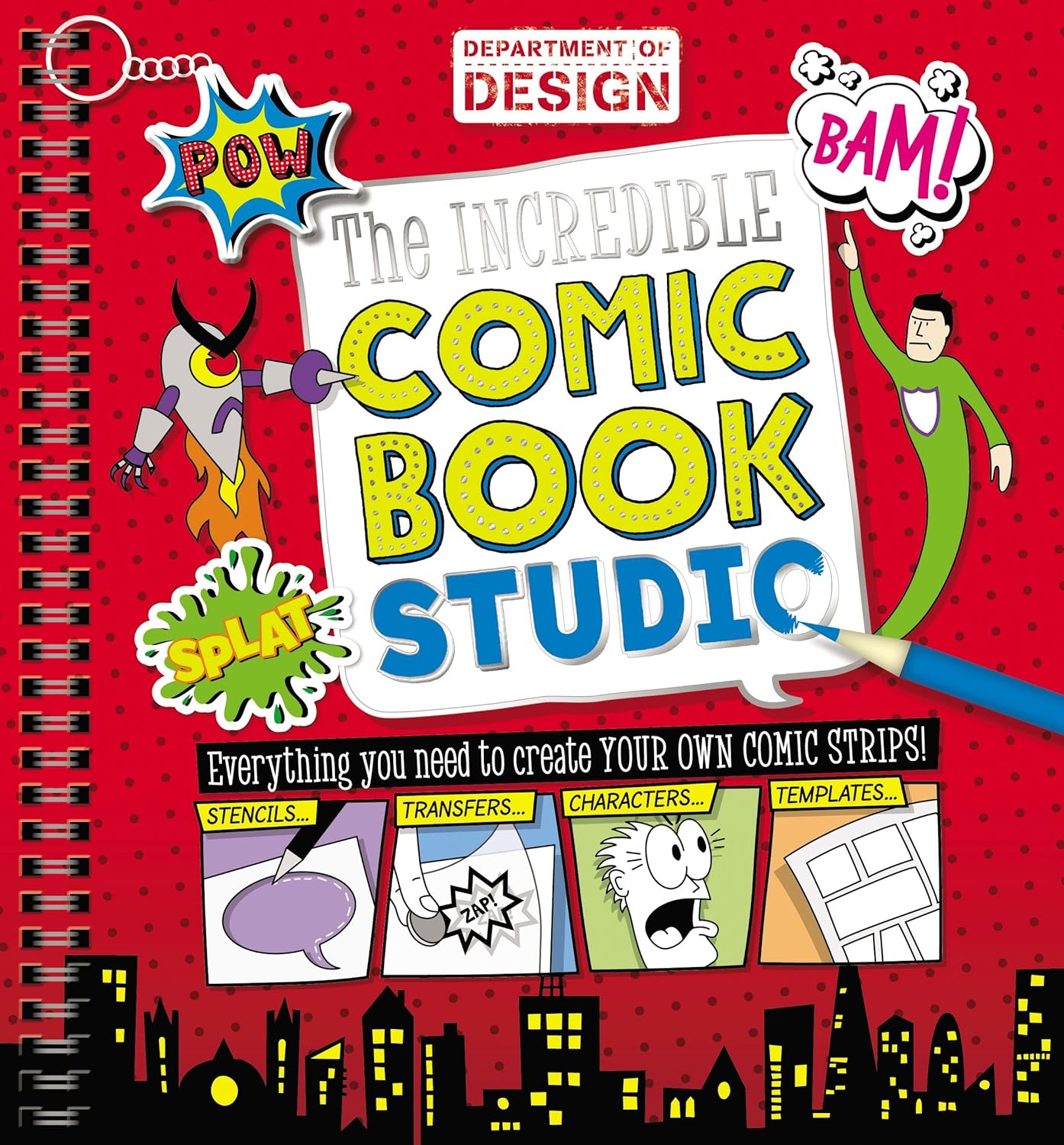 Activity Books: The Incredible Comic Book Studio: Make Believe Ideas ...
