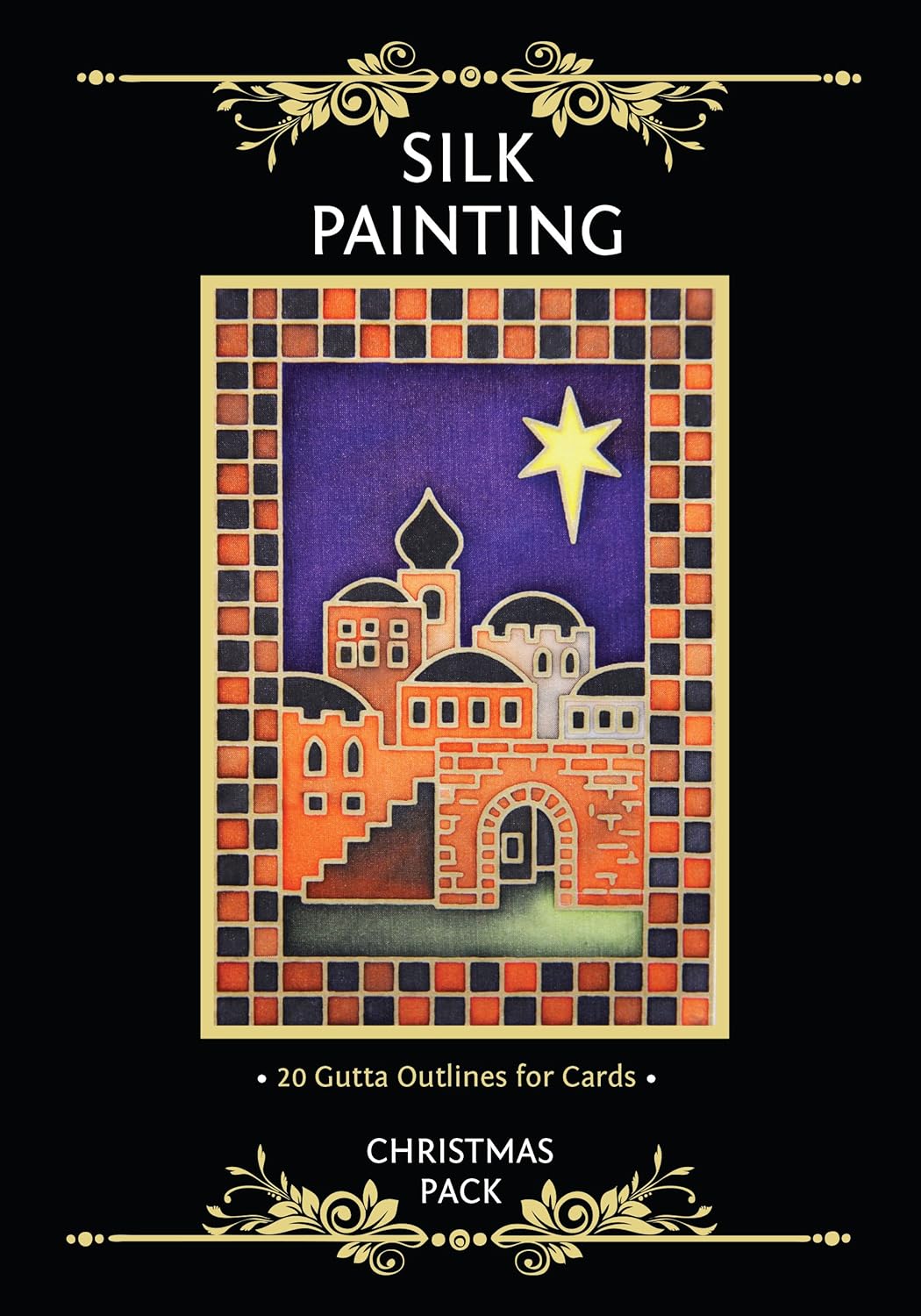 Amazon.com: Silk Painting Gutta Outlines 20 Pack Xmas - Black gutta ...