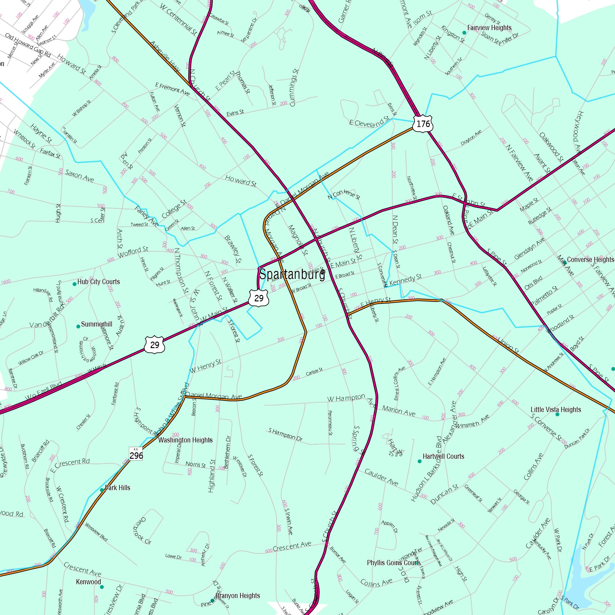 Spartanburg Sc Zip Code Map Best Places In Clifton (zip 29324), SC