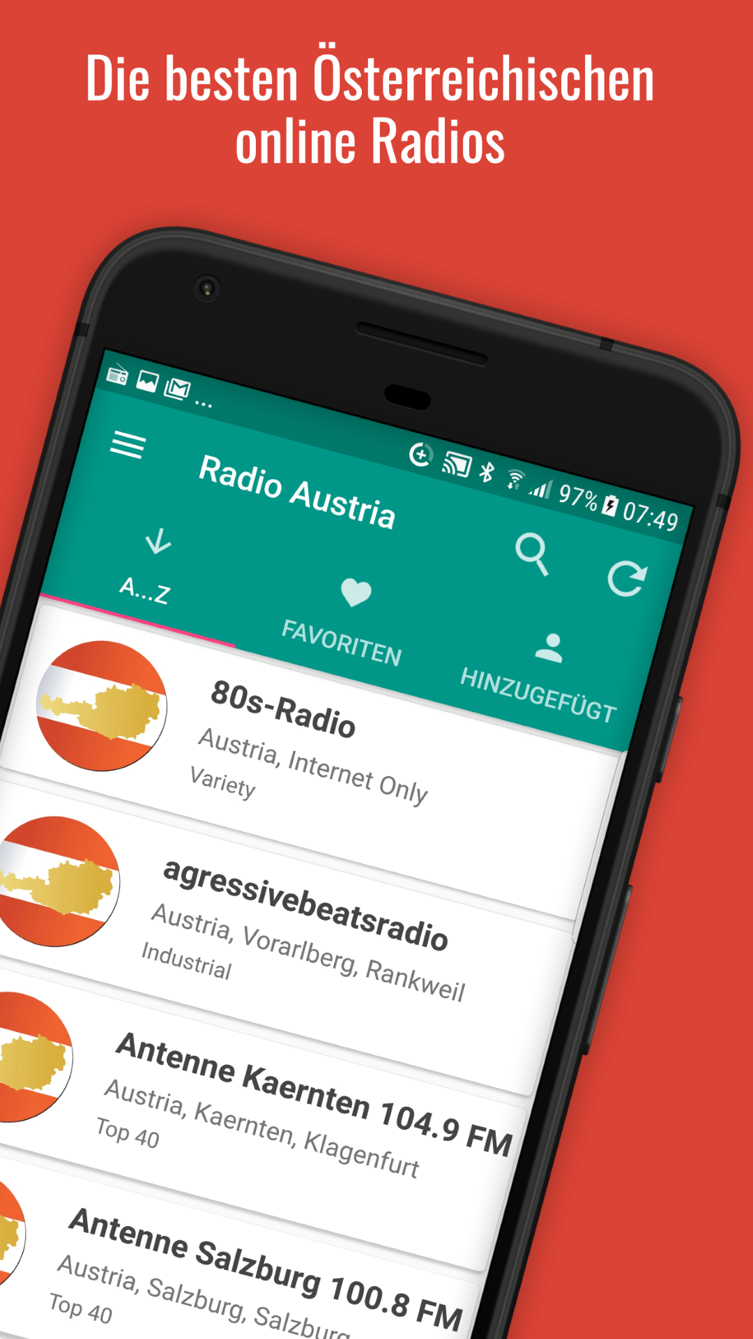 All Austrian Radio Stations - App on Amazon Appstore