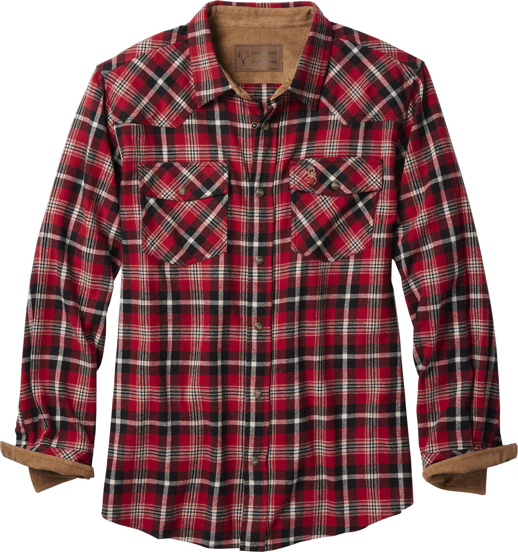 Snapklik.com : Legendary Whitetails Mens Western Flannel Shirt Button ...