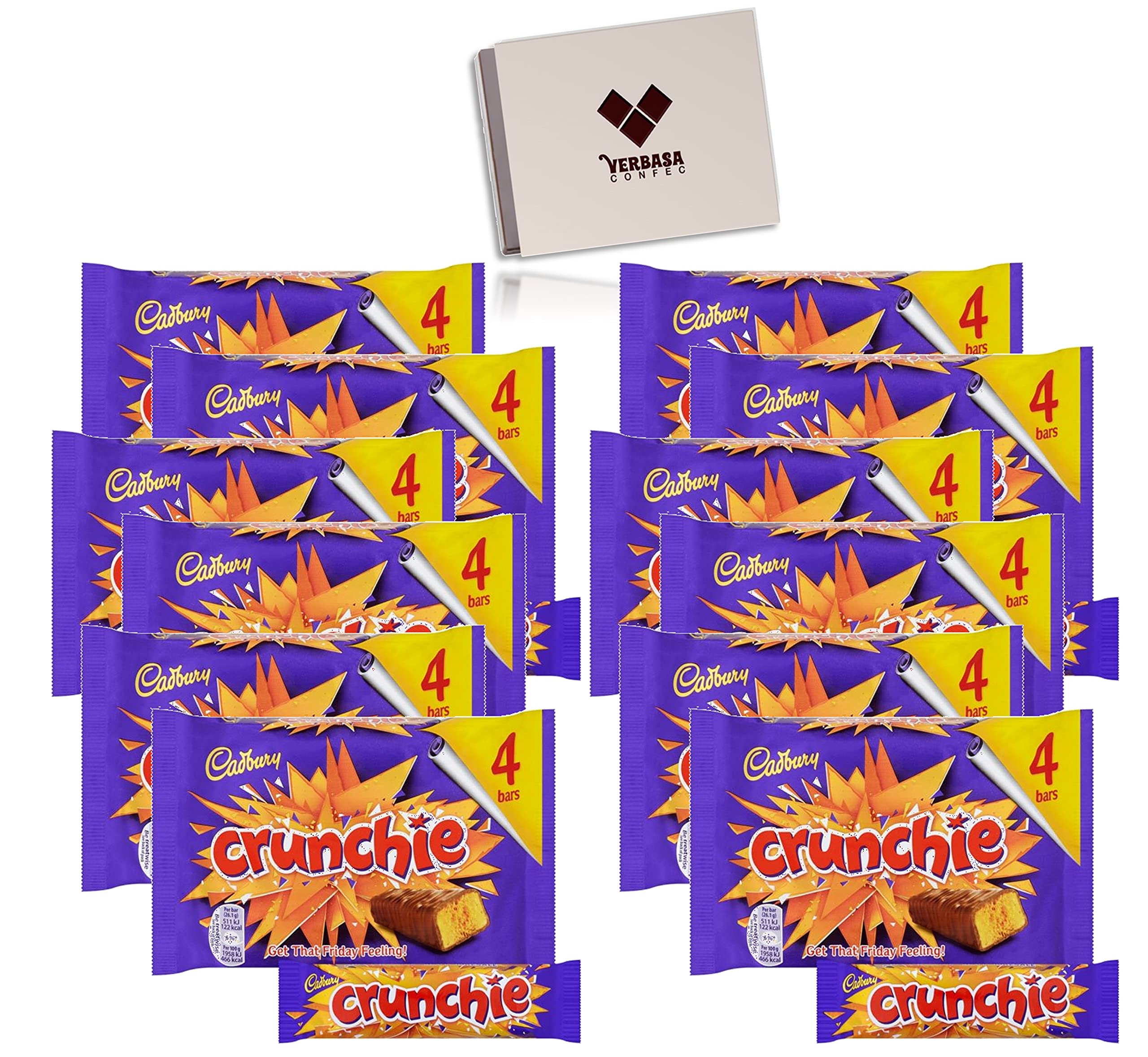 Buy VERBASA - Cadbury Crunchie 104g - 12 PACKS Chocolate bars of ...