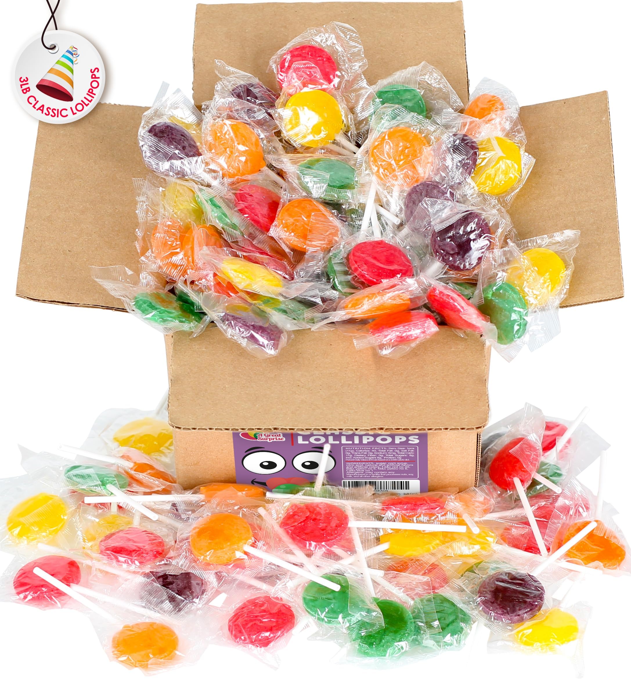 Amazon.com : Bulk Sucker Assortment -144 Pack : Suckers And Lollipops ...