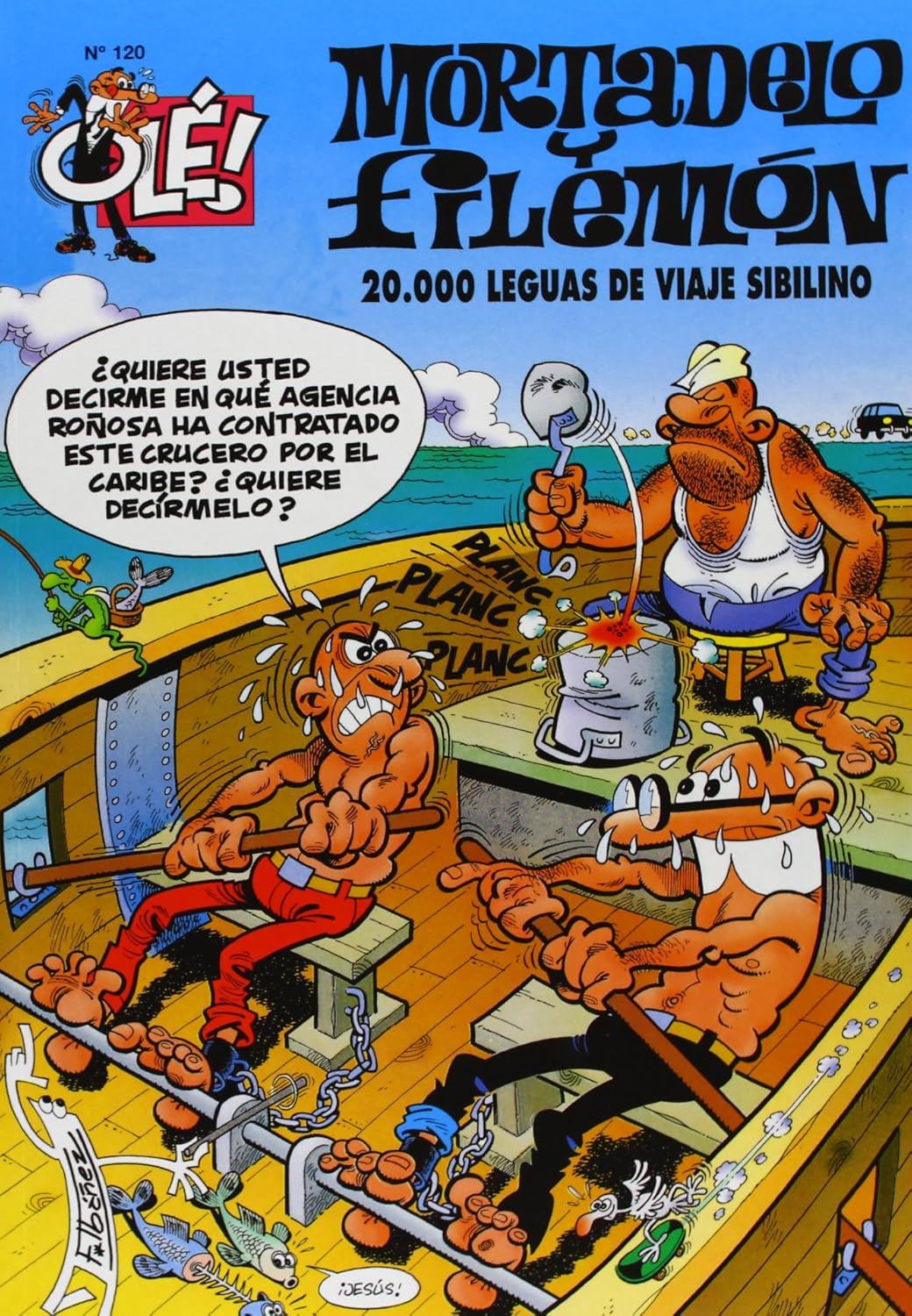Amazon.com: 20.000 leguas de viaje sibilino (Olé! Mortadelo 120): 9788440660480: Ibáñez ...