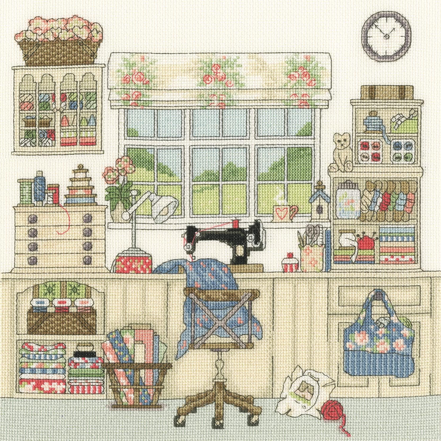Amazon.com: Bothy Threads Cross Stitch Kit - My Sewing Room