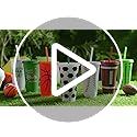 Amazon.com | Uiifan 12 Pcs Plastic Soccer Cups Bulk Reusable Tumbler ...