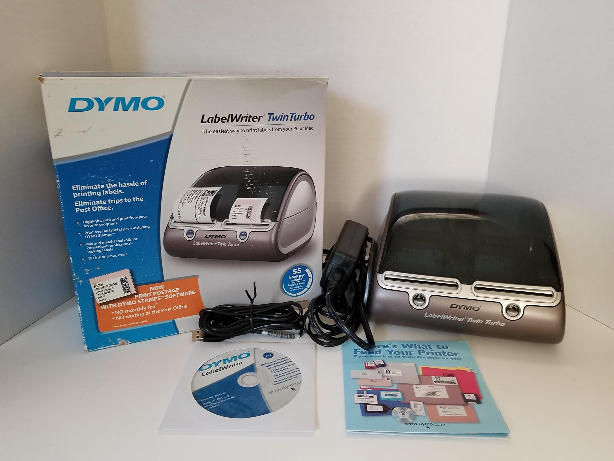 Amazon.com : DYMO LabelWriter 450 Twin Turbo Direct Thermal Label ...