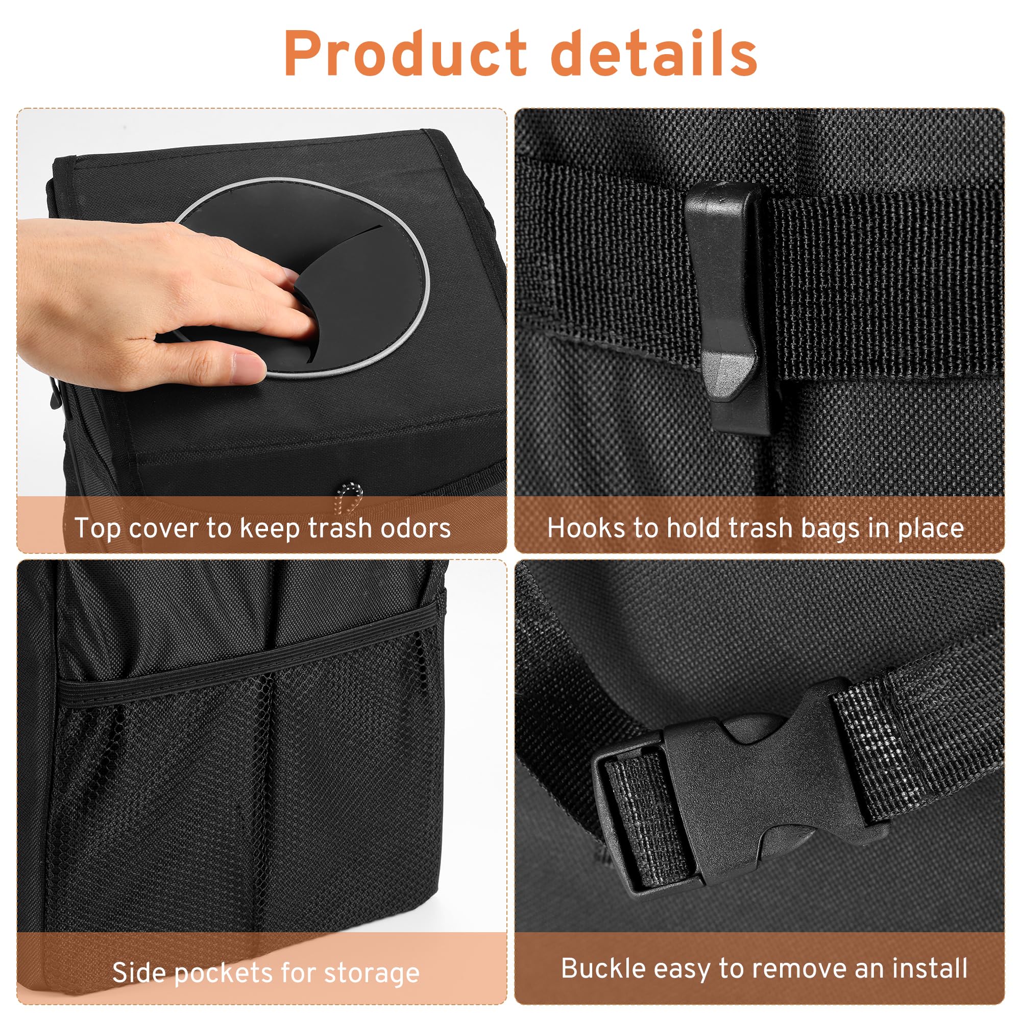 Snapklik.com : XHRING Car Trash Can Garbage Can For Ford F150 F-150 ...