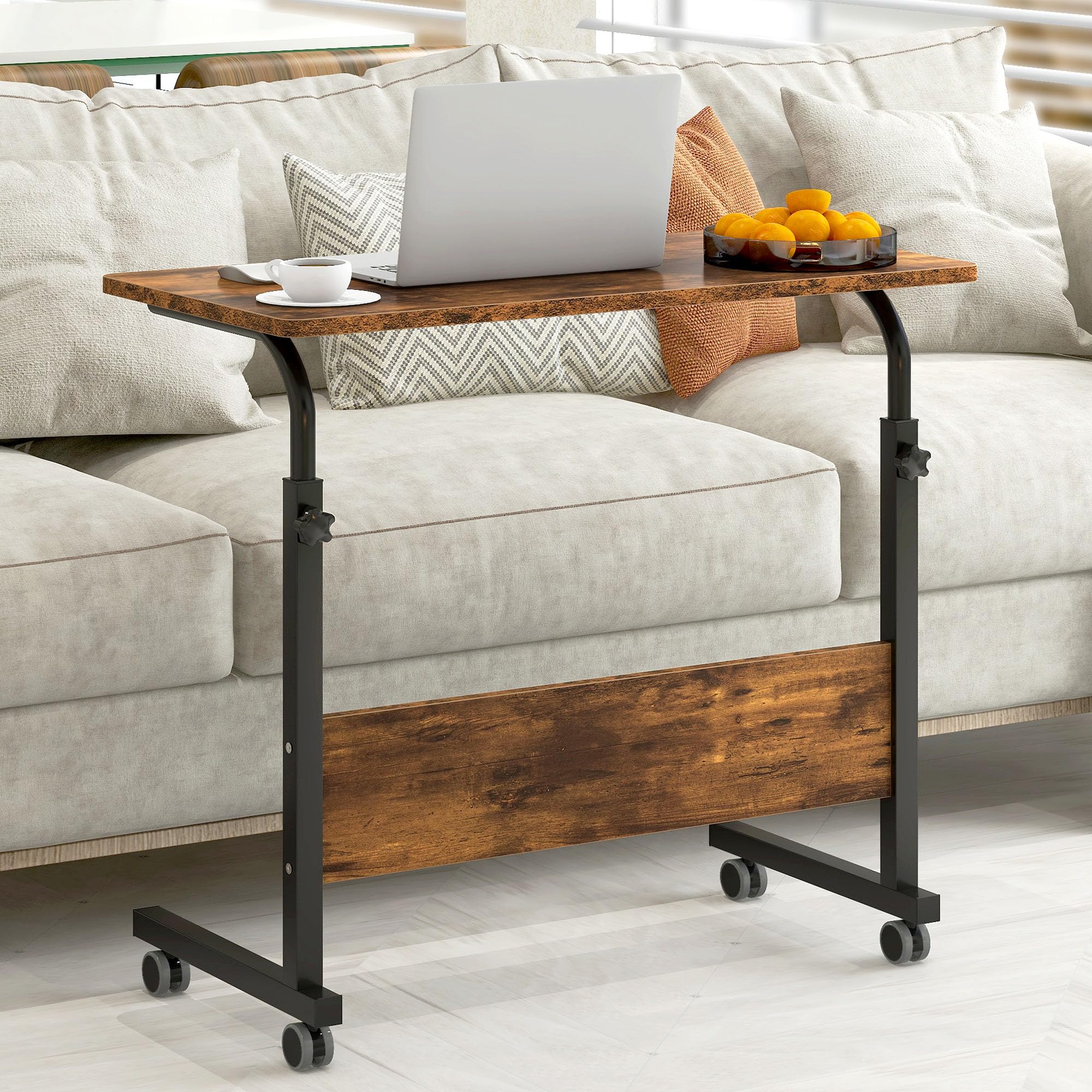 Snapklik.com : Soges 31.4 Inches Adjustable Mobile Computer Table ...