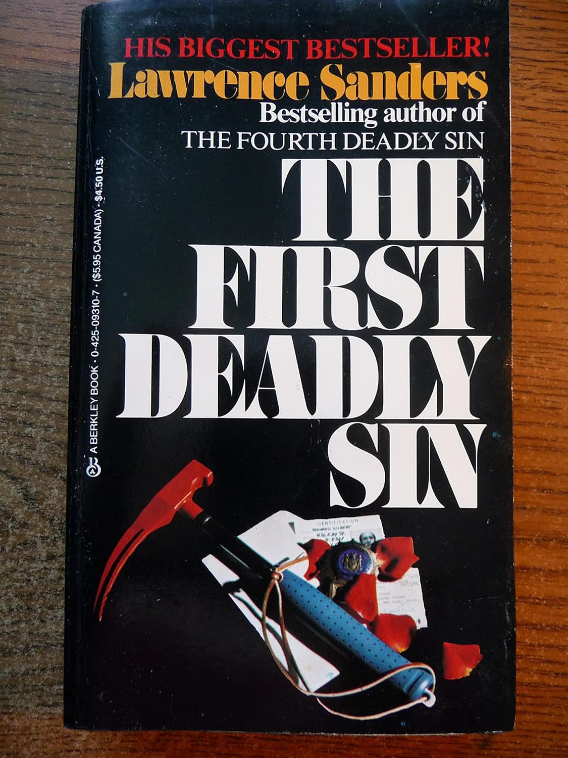 The First Deadly Sin: Sanders, Lawrence: 9780425093108: Amazon.com: Books