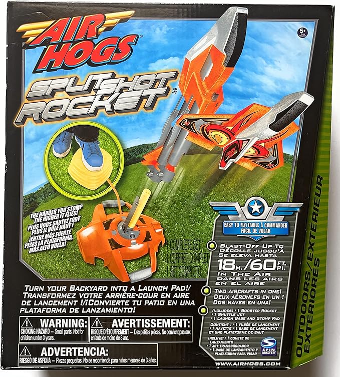 Amazon.com: Air Hogs Split Shot Rocket : Arts, Crafts & Sewing