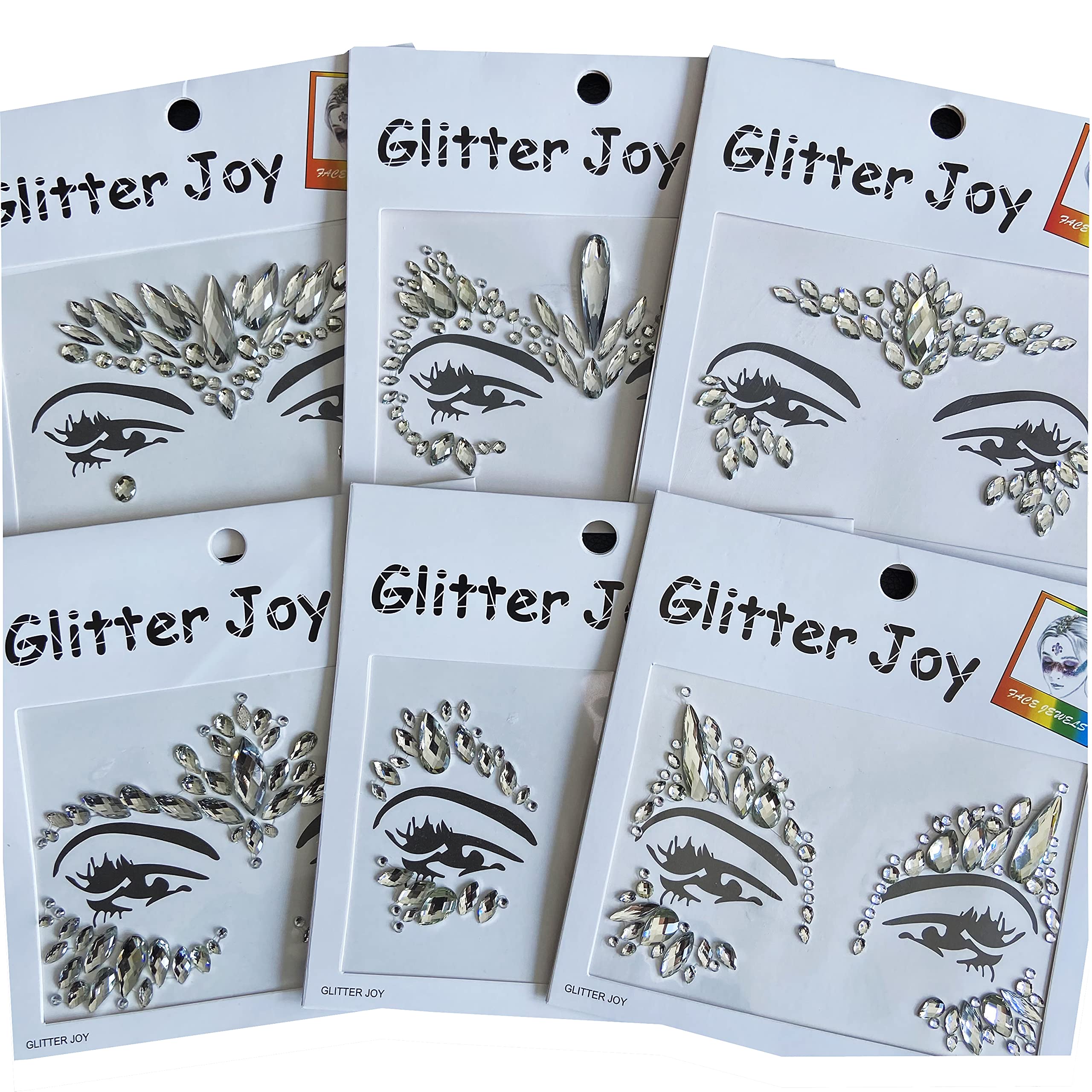 Amazon.com : Festival Face Jewels Tattoo,Face Gems Sticker,Face Gems ...
