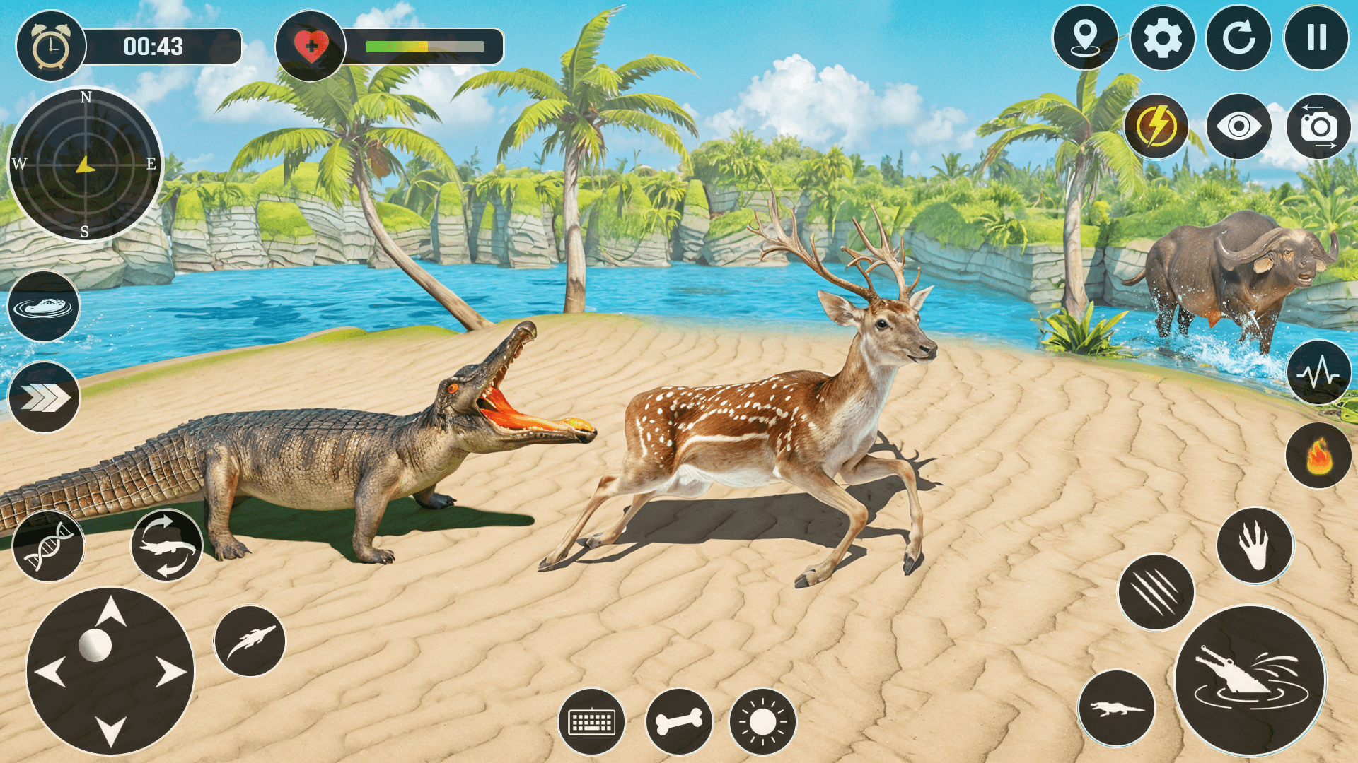 Hungry Crocodile Angry Alligator - Animal Attack Simulator Game 2025 ...