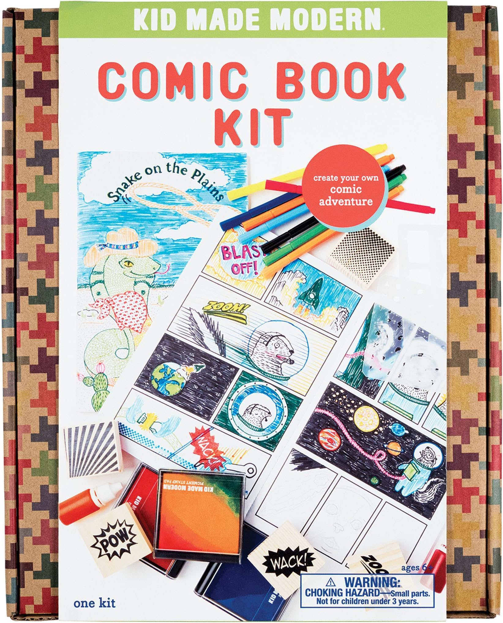 Amazon.com: KID MADE MODERN Comic Book Kit, 1 EA : Toys & Games