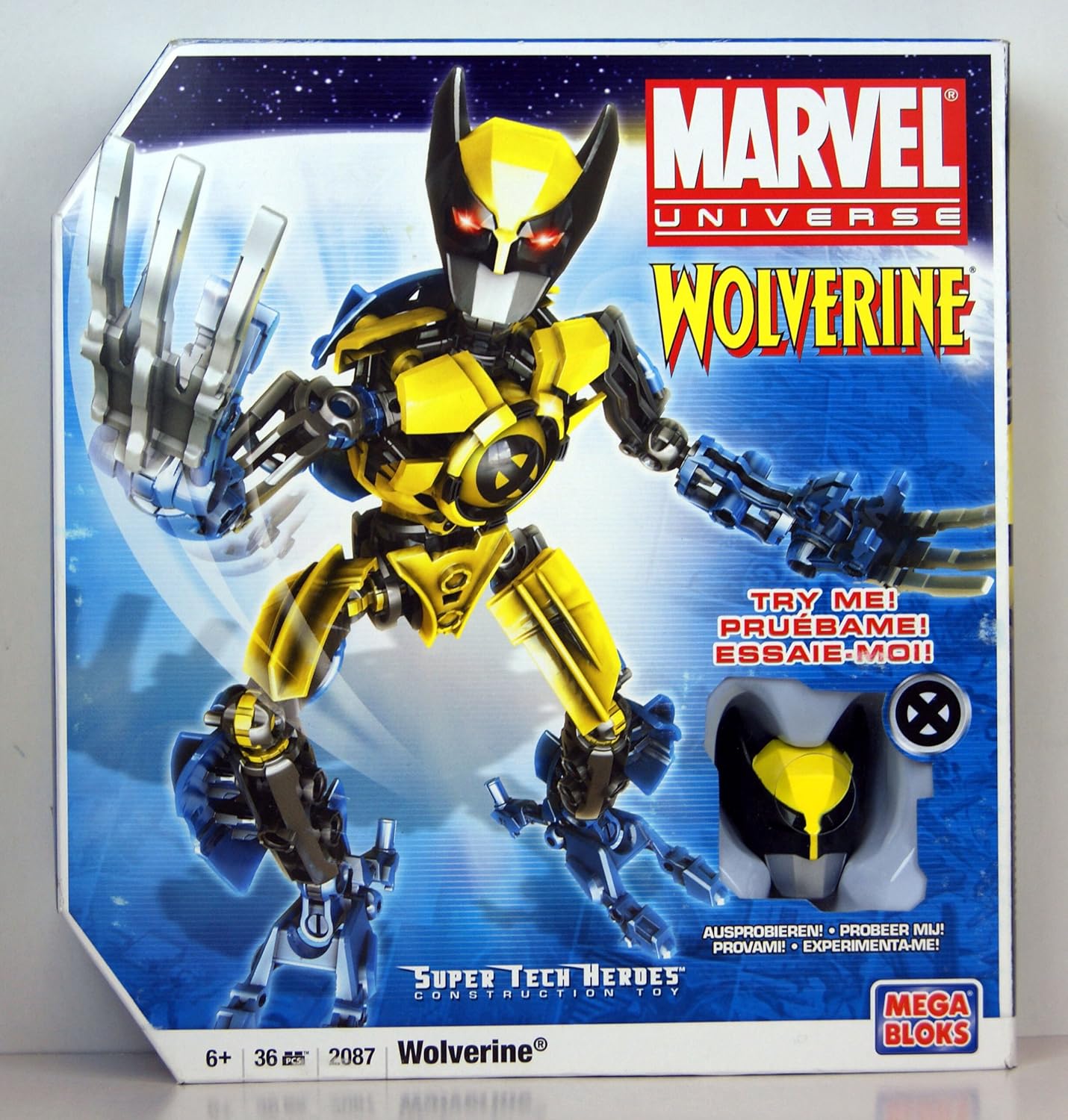 Mega Bloks - Marvel Universe - Wolverine - Super Tech Heroes ...