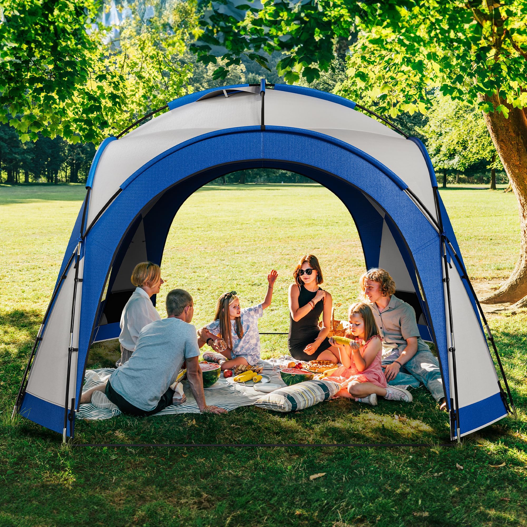 Amazon.de: BERGER Pavillon Gazebo Air Deluxe │ 3mx3m UV50+ grau ...