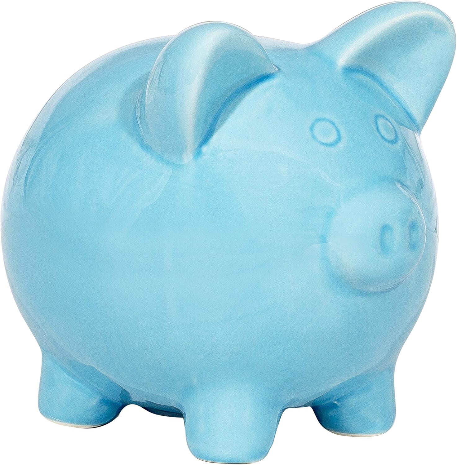 Amazon.com: tatji Piggy Bank, Blue, Ceramic- Great Kids Gift Idea ...