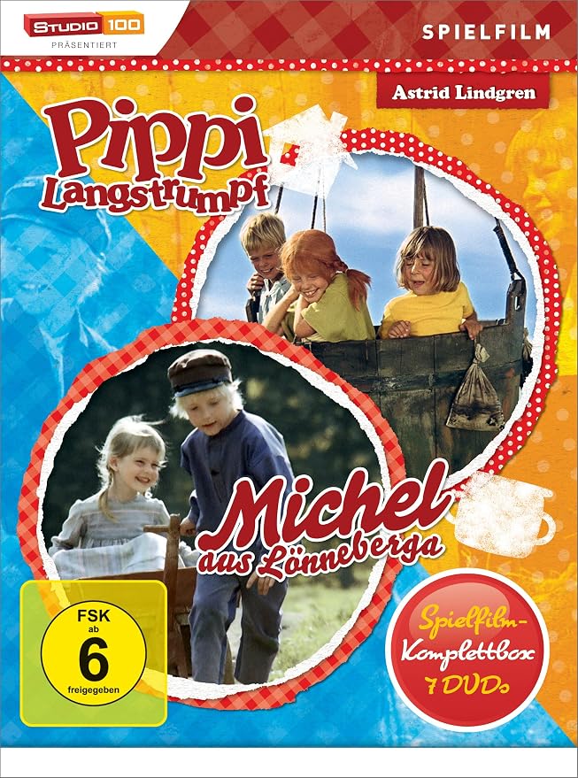 Astrid Lindgren: Pippi Langstrumpf / Michel aus Lönneberga - Spielfilm ...