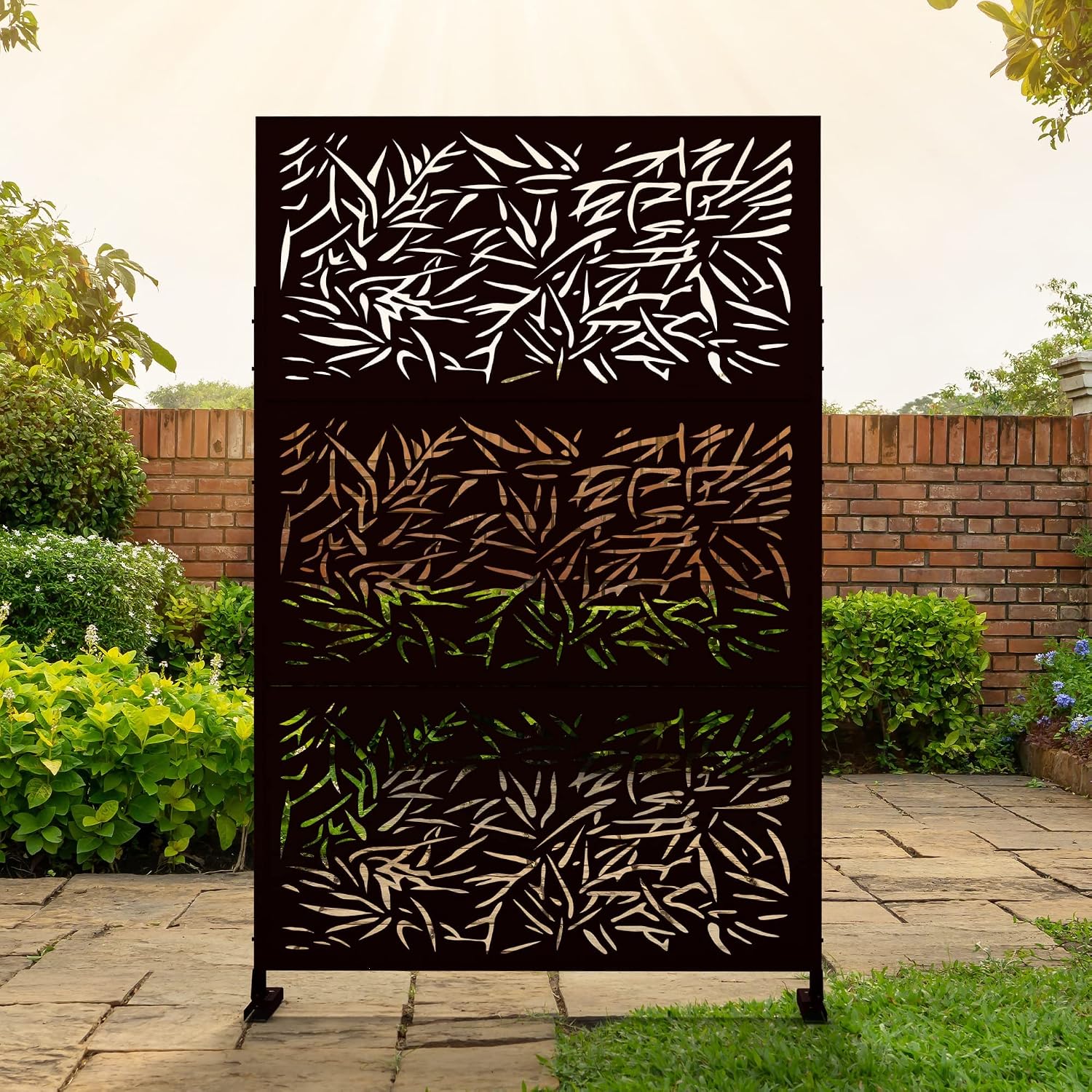 Amazon.com: Elevens Free Decorative Privacy Screen with Stand 76"H×47"W ...