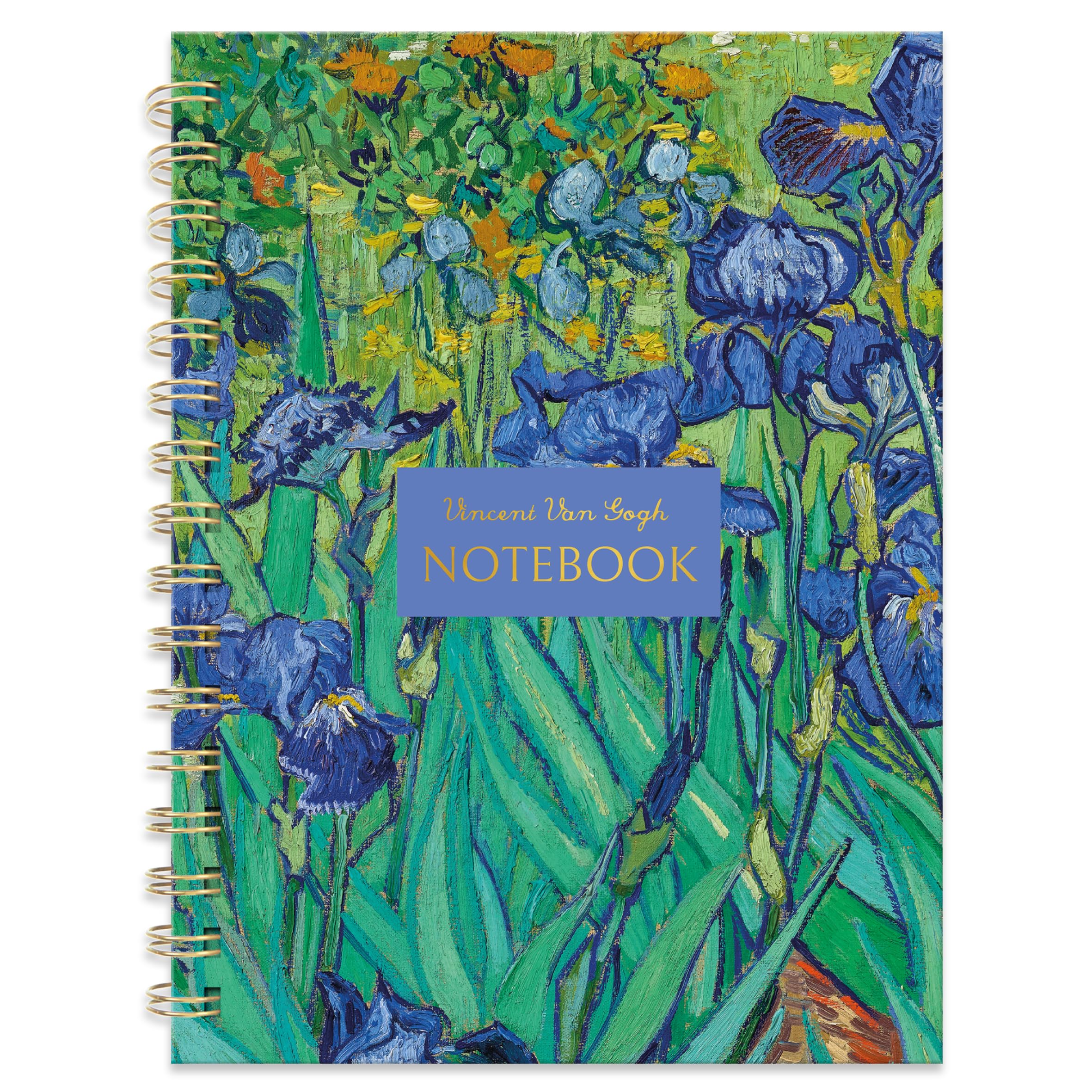 Robert Frederick A5 Notebook Wired with Dividers - Van Gogh Irises ...