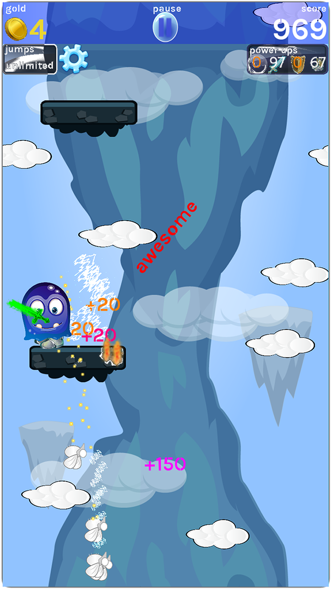 Jumpy Cloud Heroes - App on Amazon Appstore