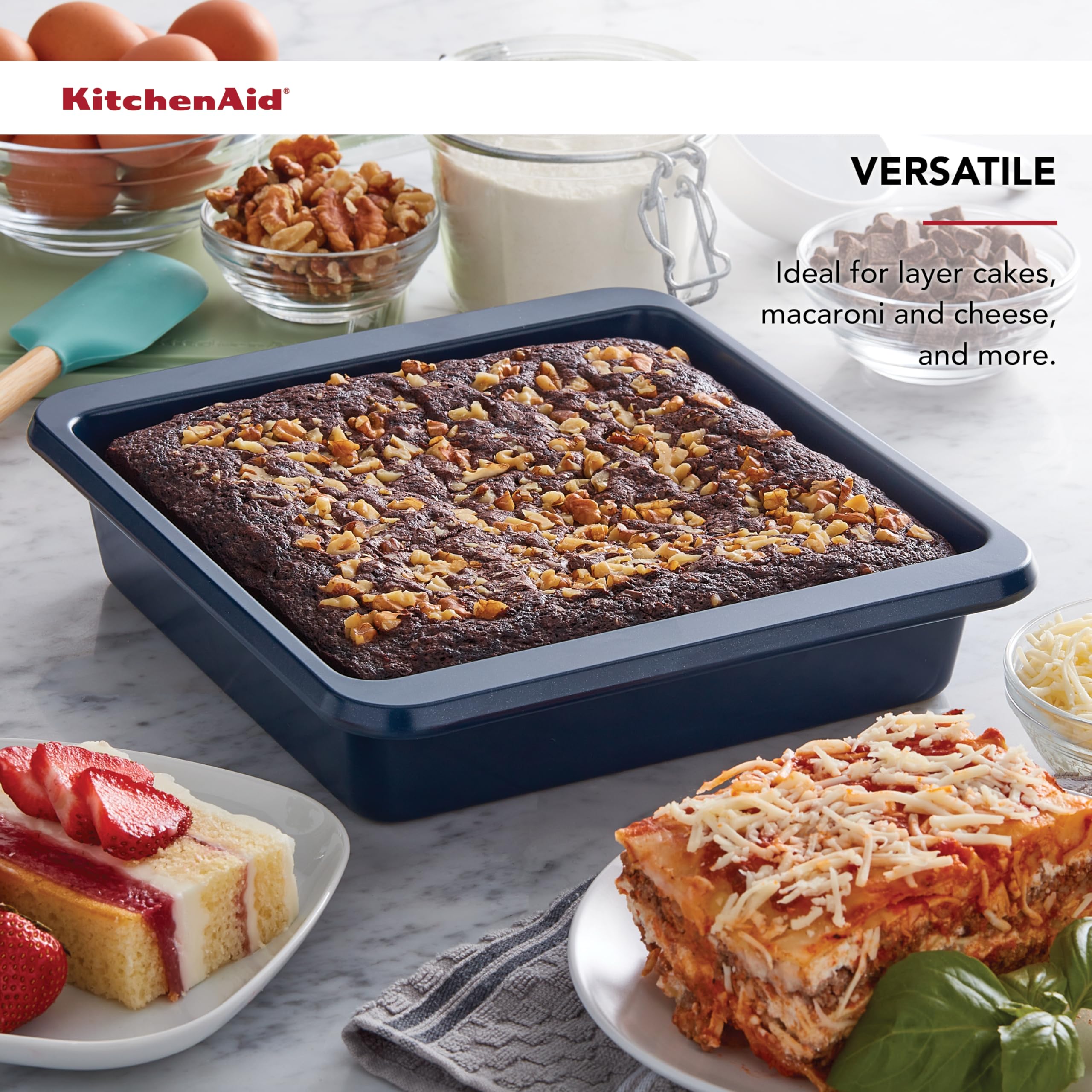 Snapklik.com : KitchenAid Nonstick Square Cake Pan