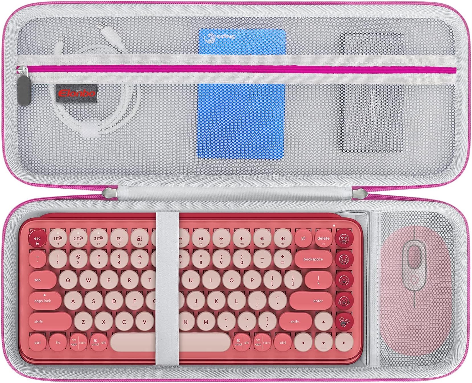 Amazon.com: Elonbo Hard Carrying Case for Logitech POP Keys Mechanical ...