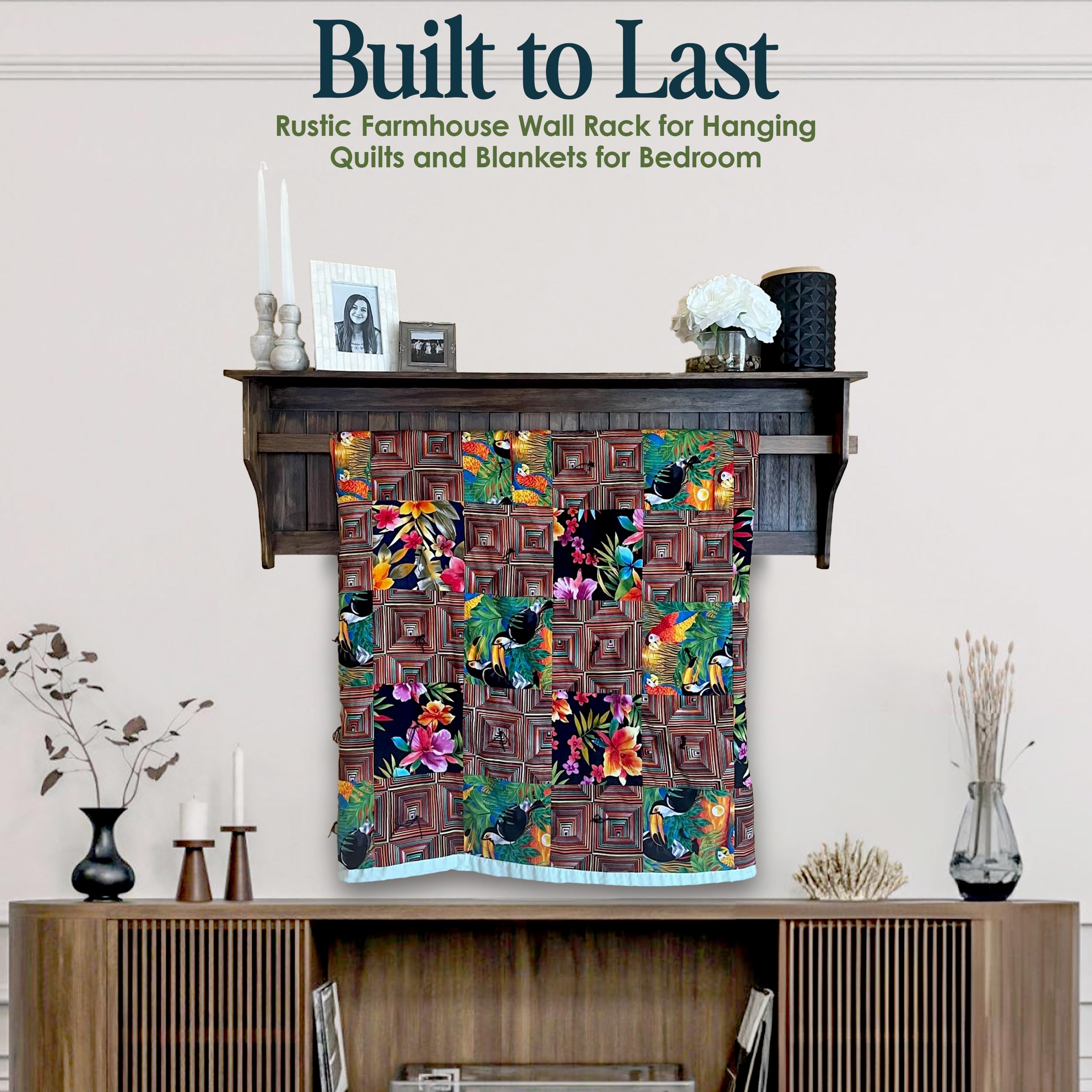 Quilt Racks Wall Designs Blanket Ladder Decorative Towel Rack Holder