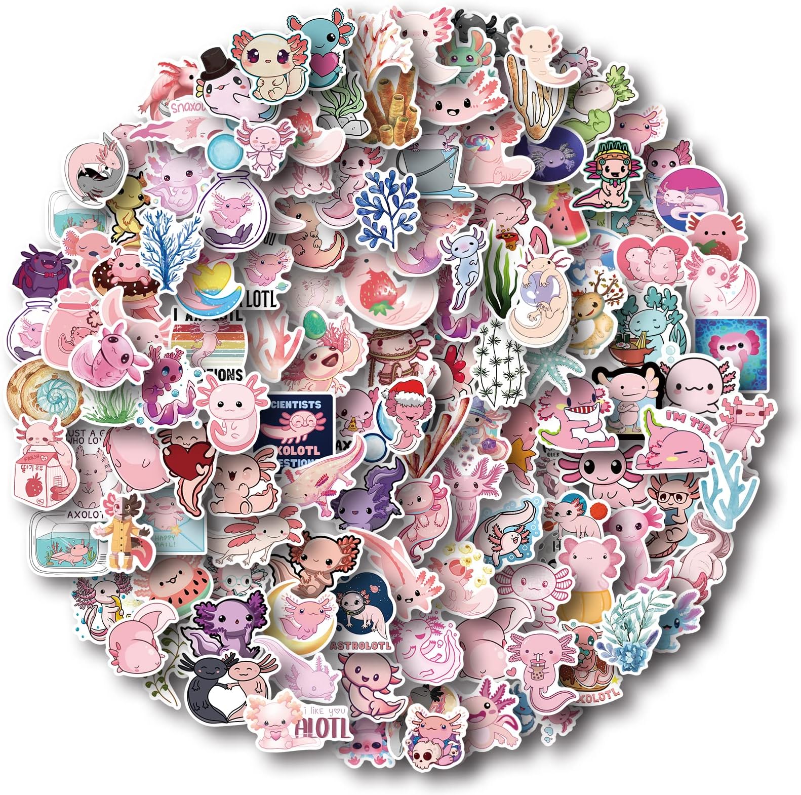 Amazon.com: B1ykin Axolotl Pin The Tail Games, Pin The Tail on The ...