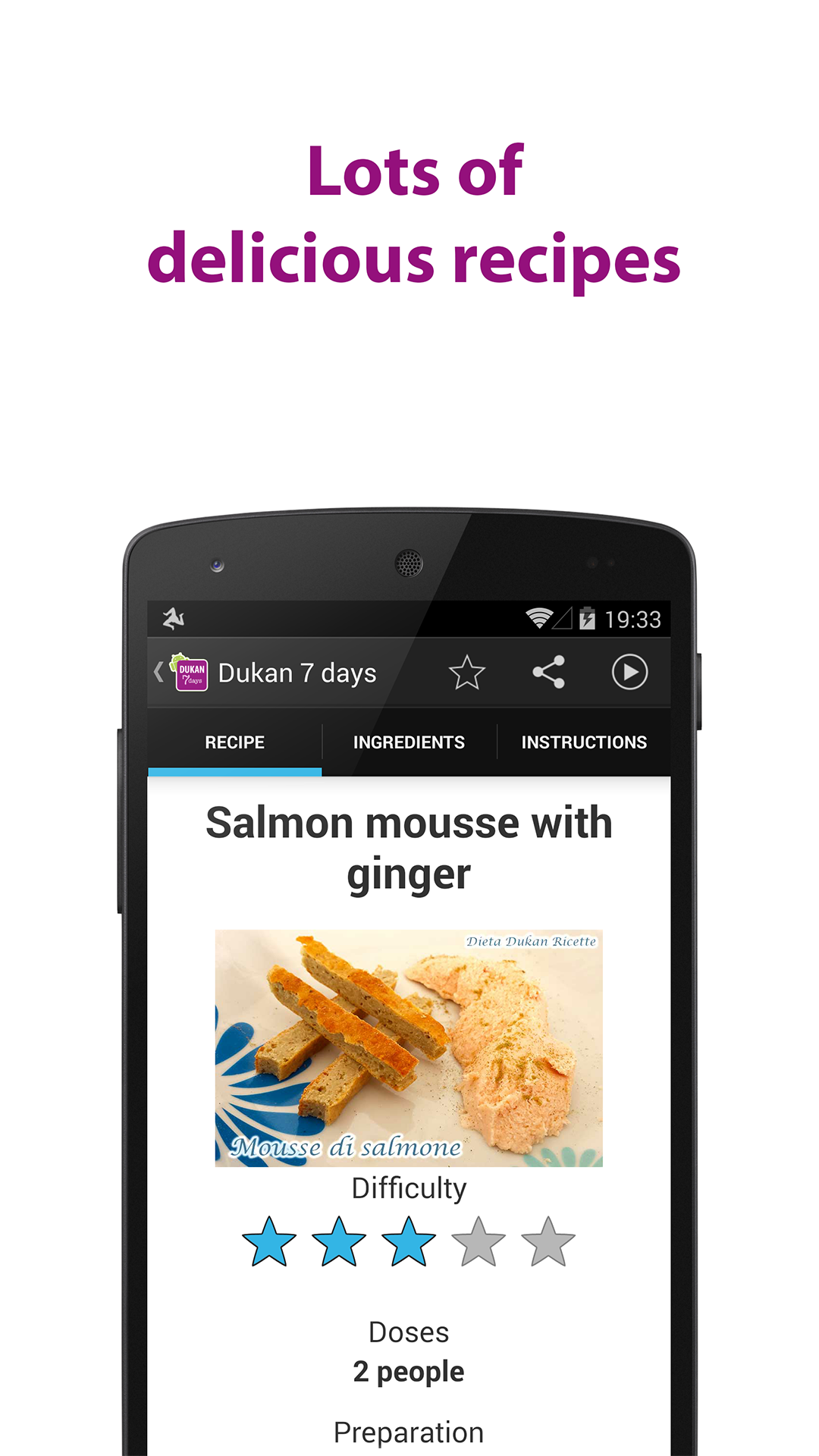 Dukan 7 days - App on Amazon Appstore