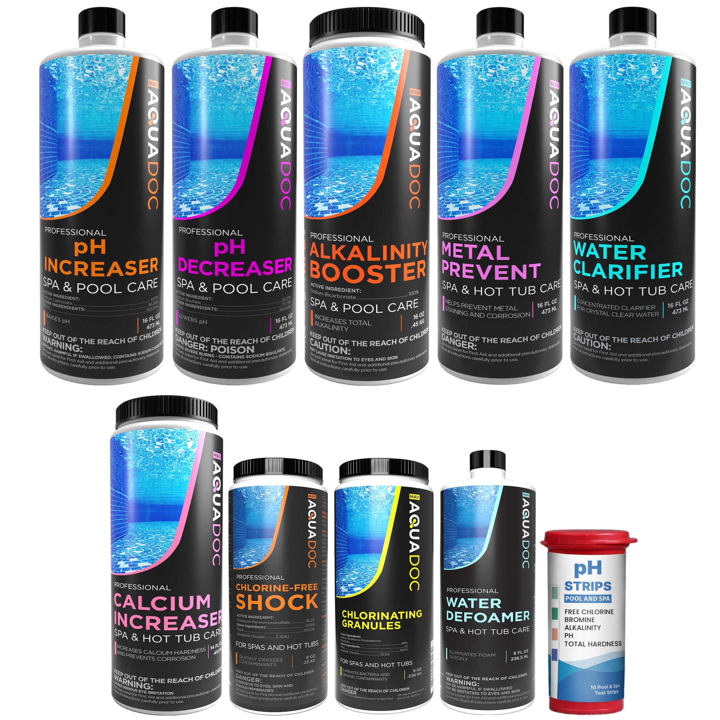 Snapklik.com : Hot Tub Chemicals Starter Kit - Chlorine Spa Starter Kit ...