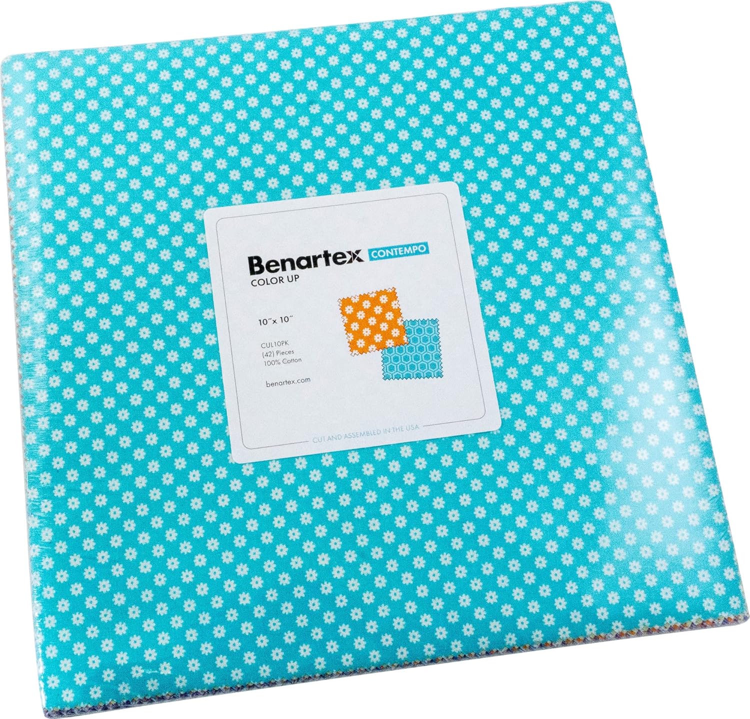 Amazon.com: Color Up 10X10 Pack 42 10-inch Squares Layer Cake Benartex ...