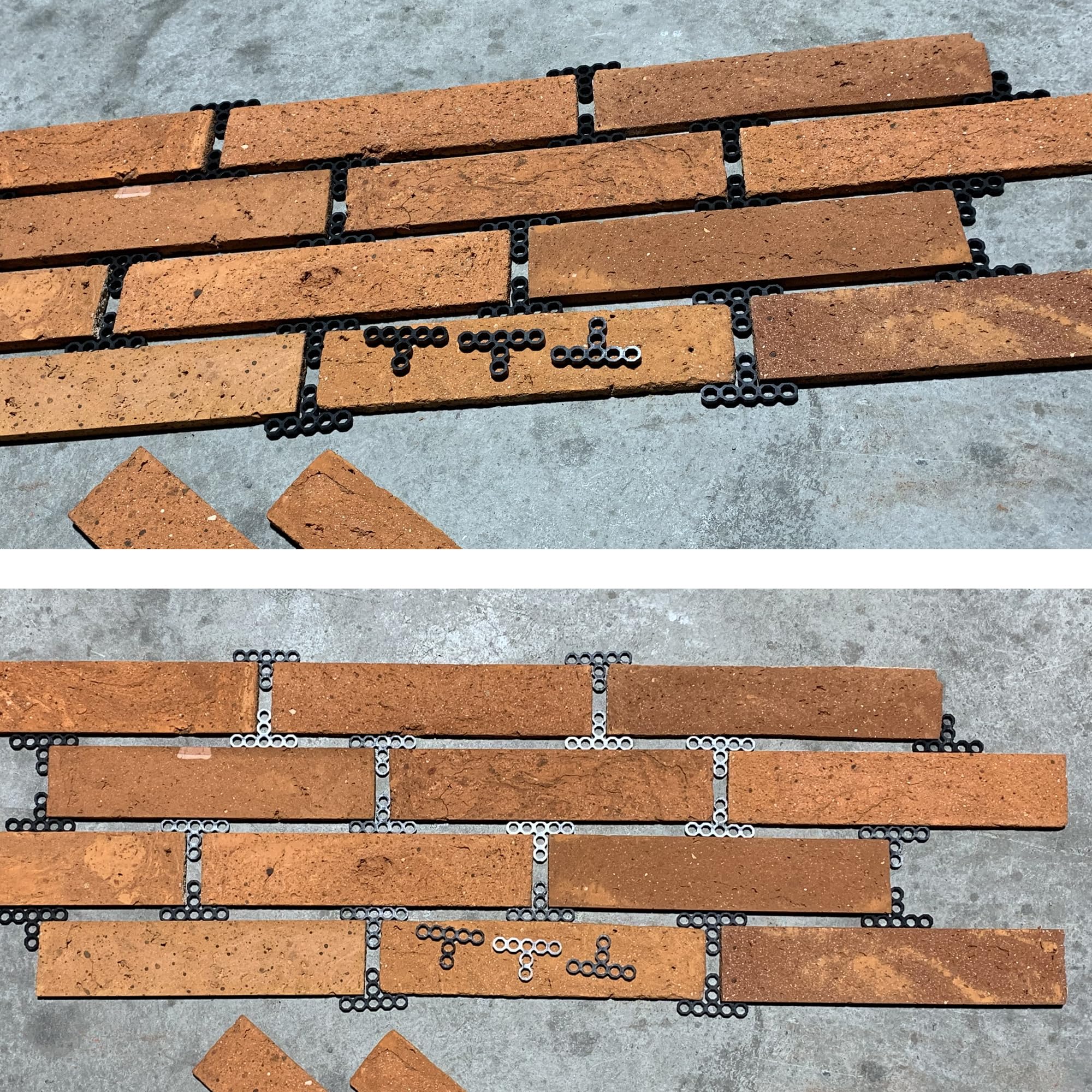 Brick Veneer Mortar Spacers 220 Pack 3/8 Inch Tile Spacers ...