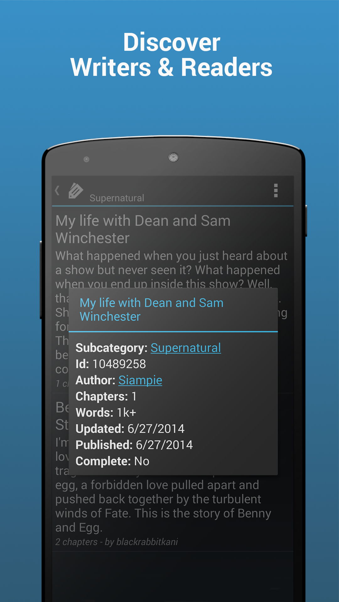 ReadUp Pro - FanFiction Books & Stories Reader (fanfic, ff) - App on ...