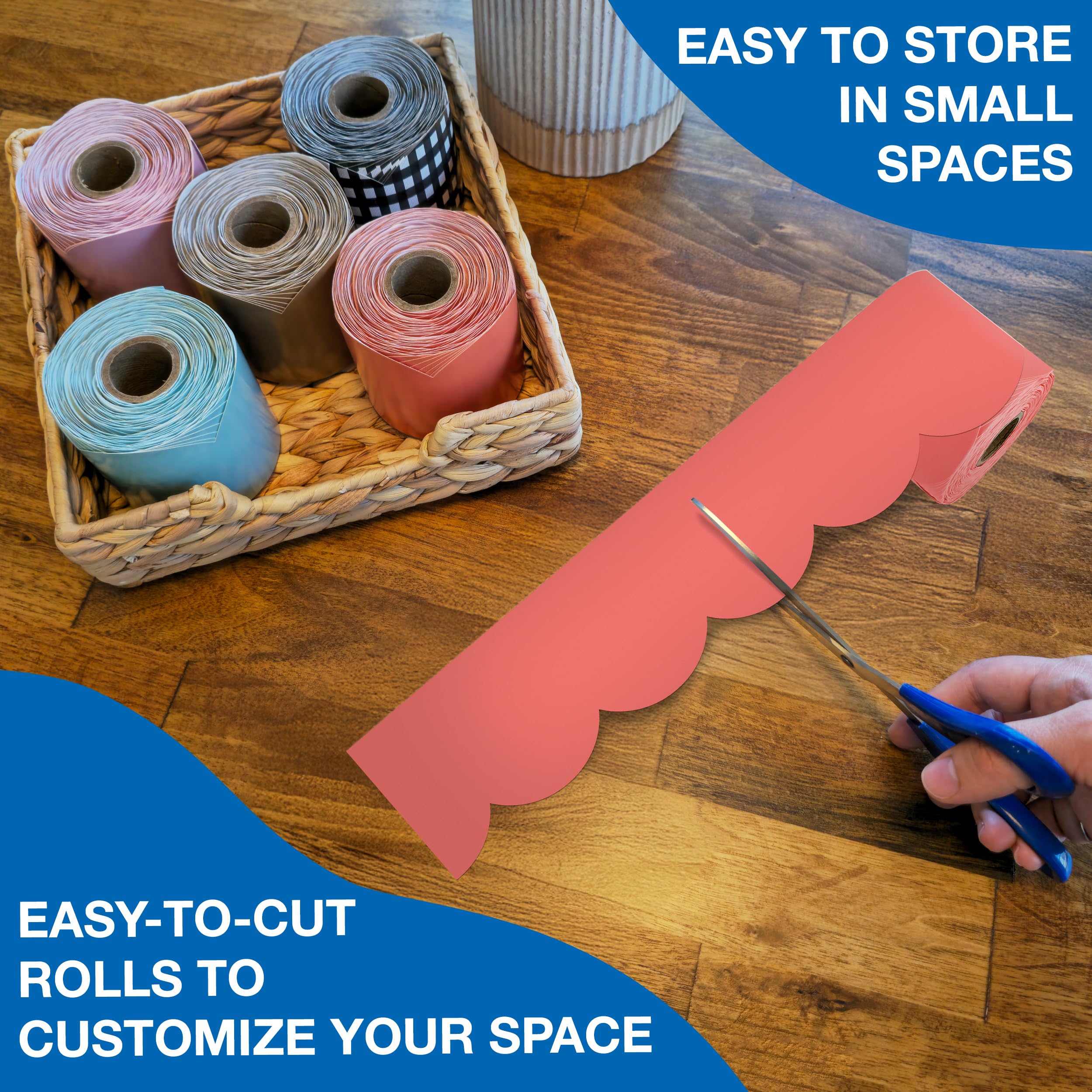 Snapklik.com : Carson Dellosa 65Ft Of Salmon Pink Bulletin Board ...