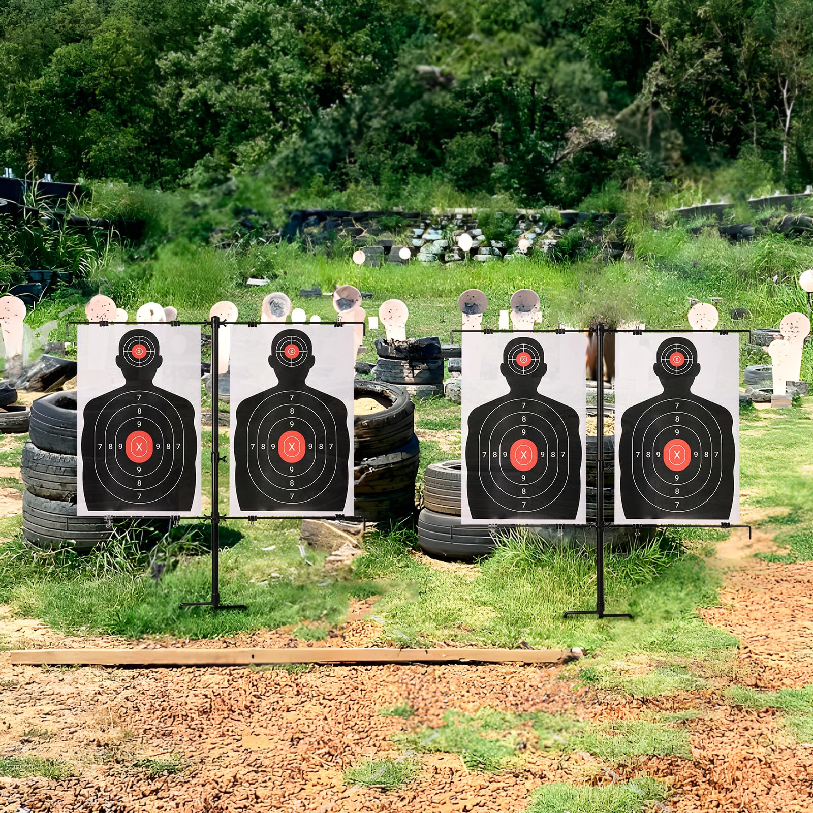 Paper Bow And Arrow Targets 50 Pcs 16x16 Inch - Bullseye Shooting ...