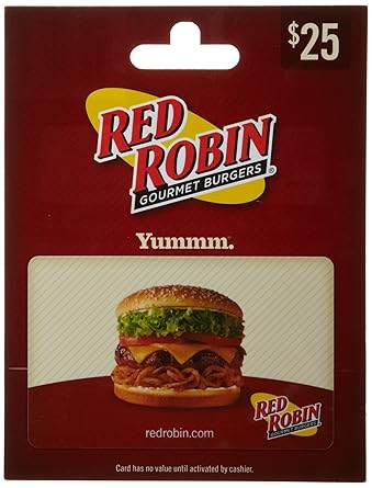 Amazon.com: Red Robin Gift Card $25 : Gift Cards