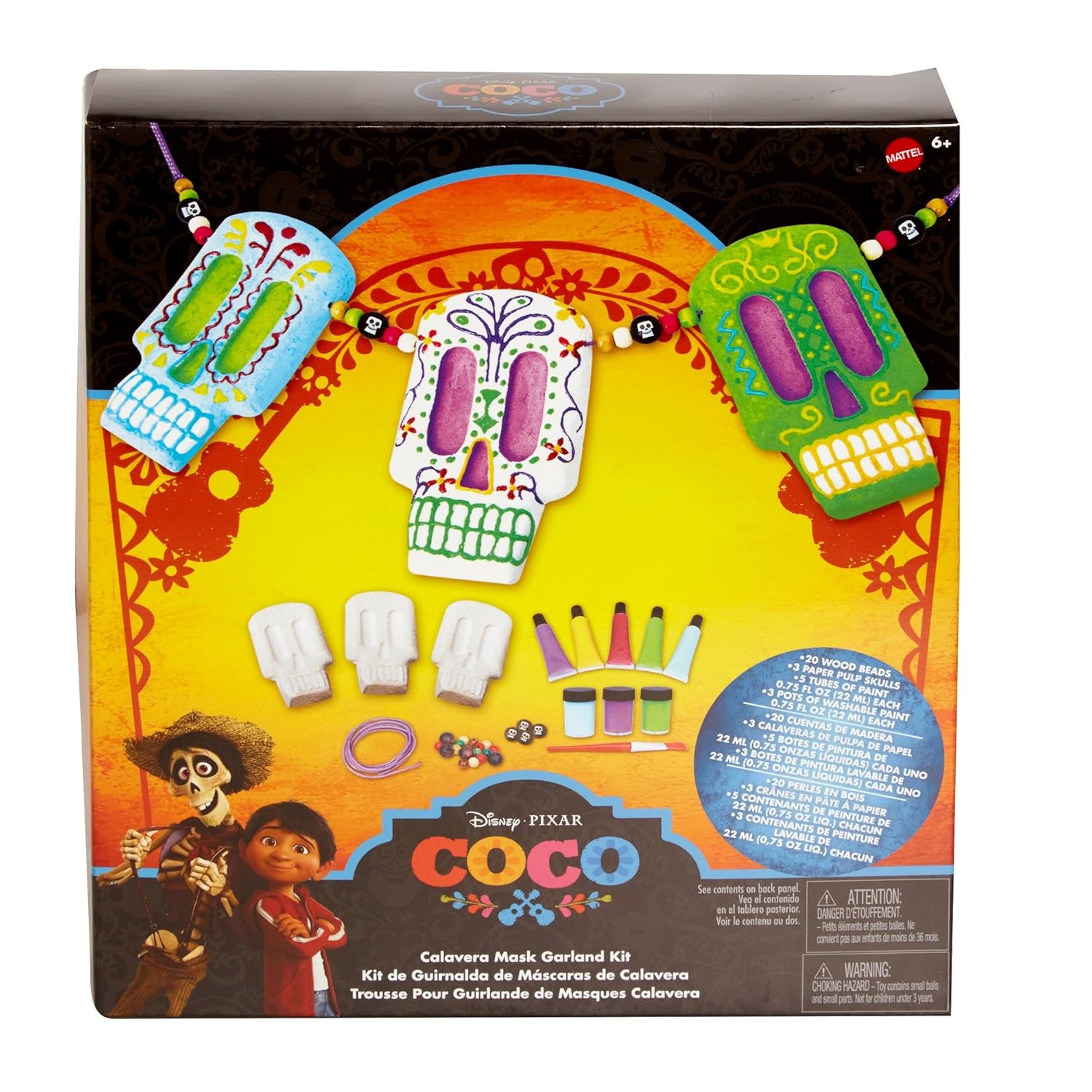 Disney / Pixar Coco Calavera Mask Garland Kit : Amazon.in: Toys & Games