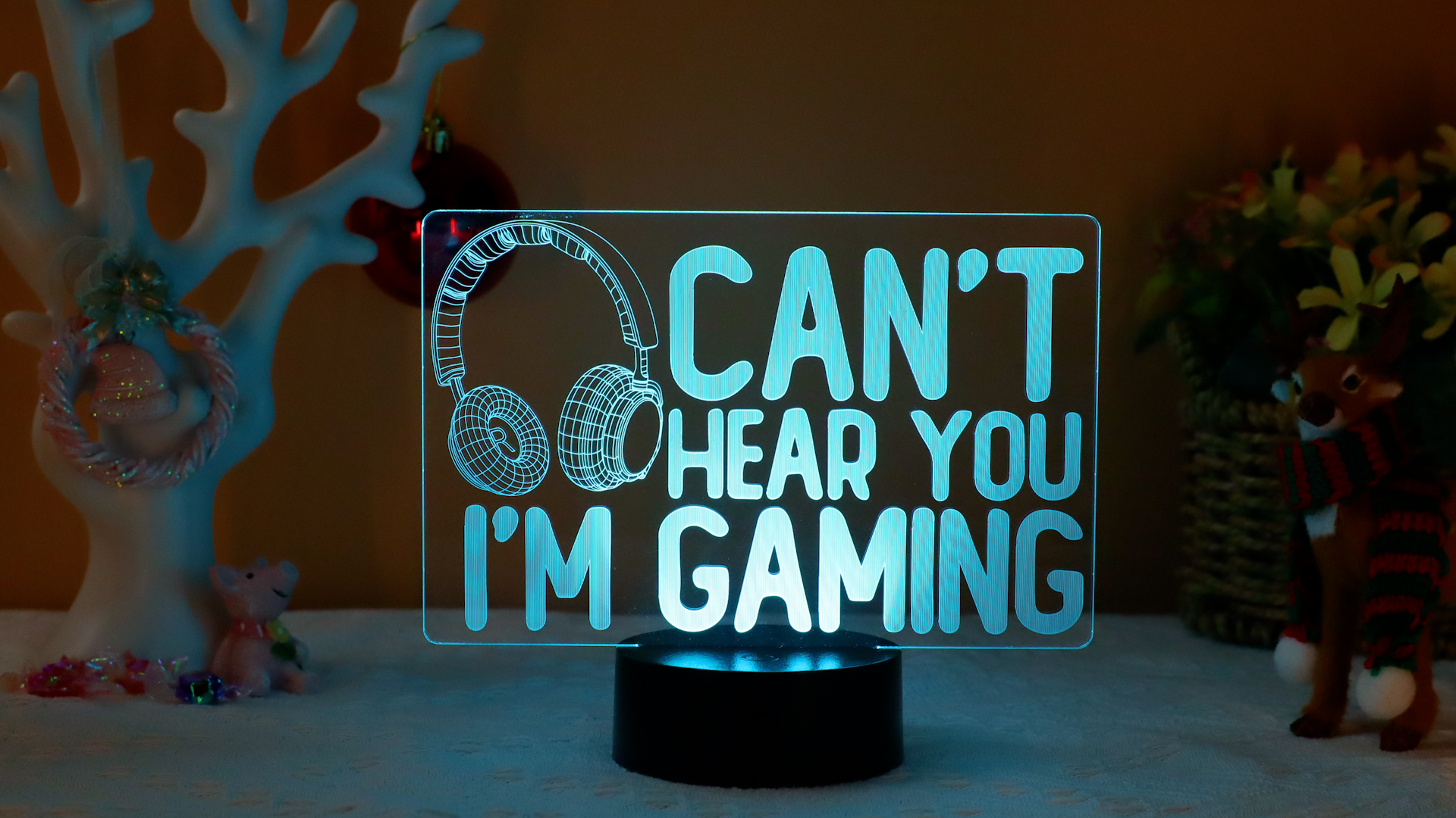 Watch CoolGift Mart 3D Gaming Night Light on Amazon Live