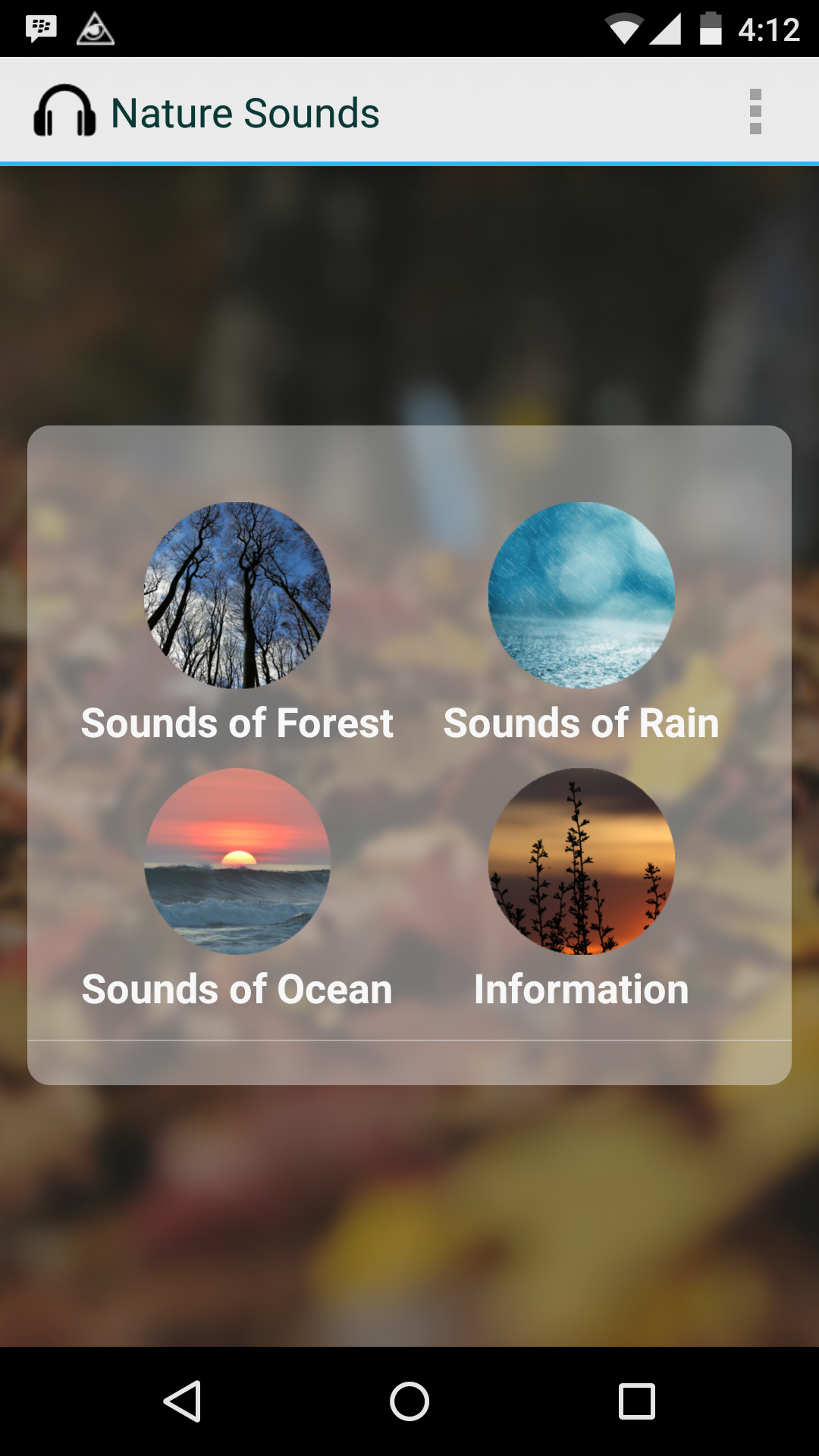 Sounds of Nature - App on Amazon Appstore