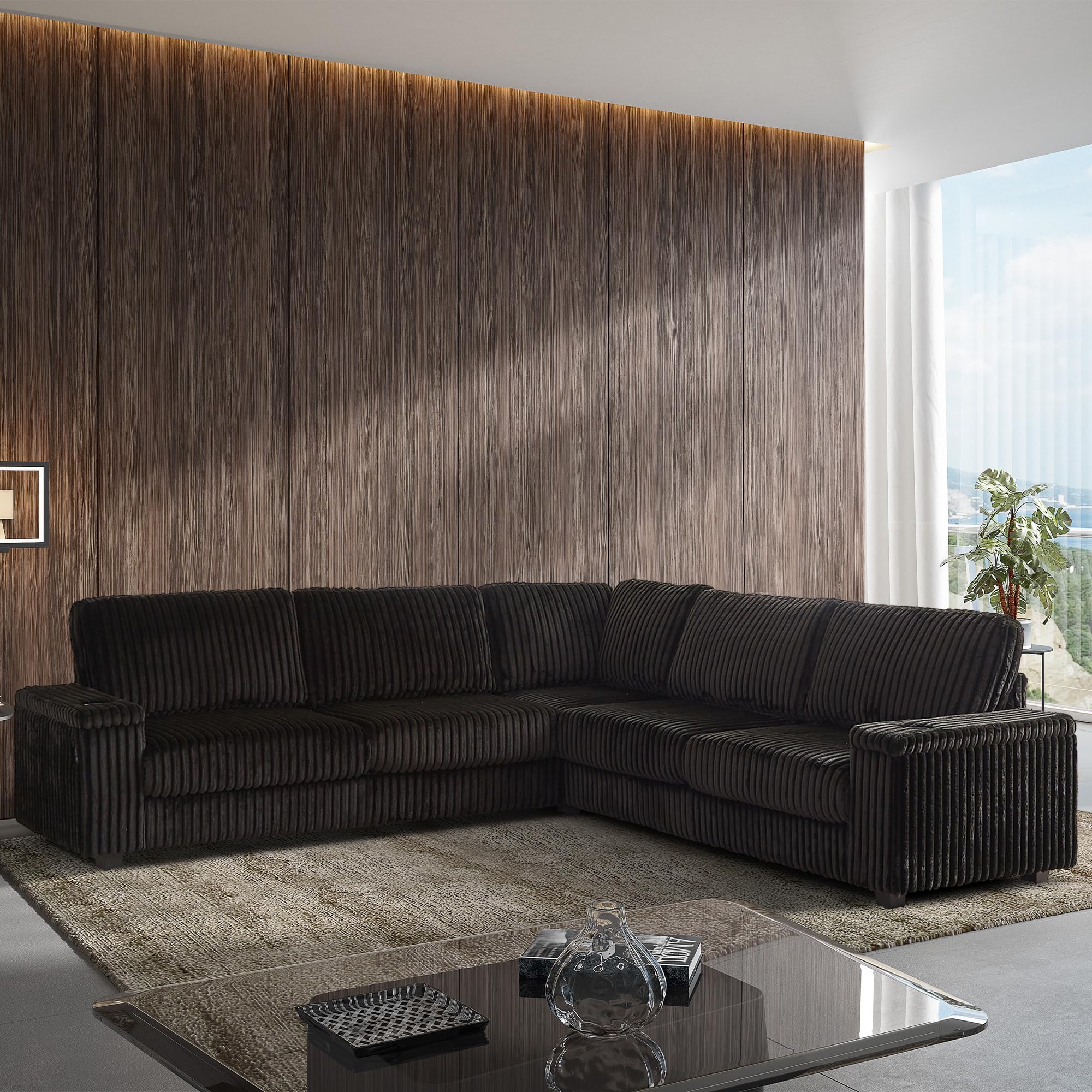 Amazon.com: Luxury Modular Sectional Sofa Couch - 98" Oversized L ...