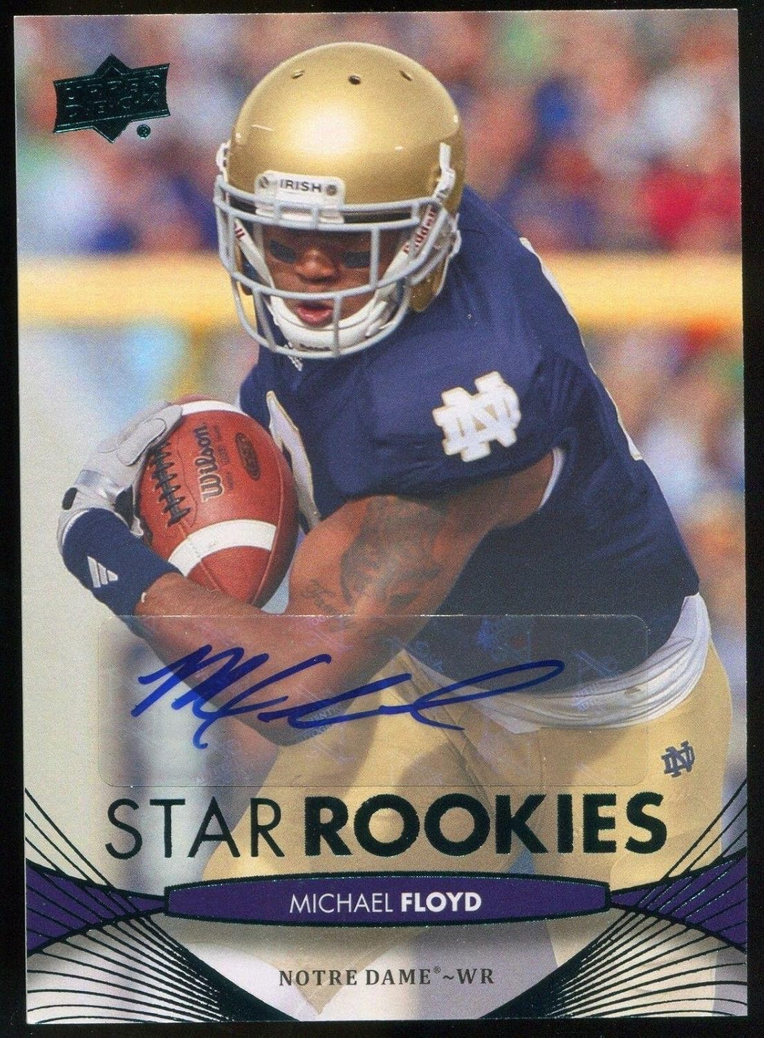 2012 Rookie Autographs #118 Michael Floyd Autograph - Upper Deck ...