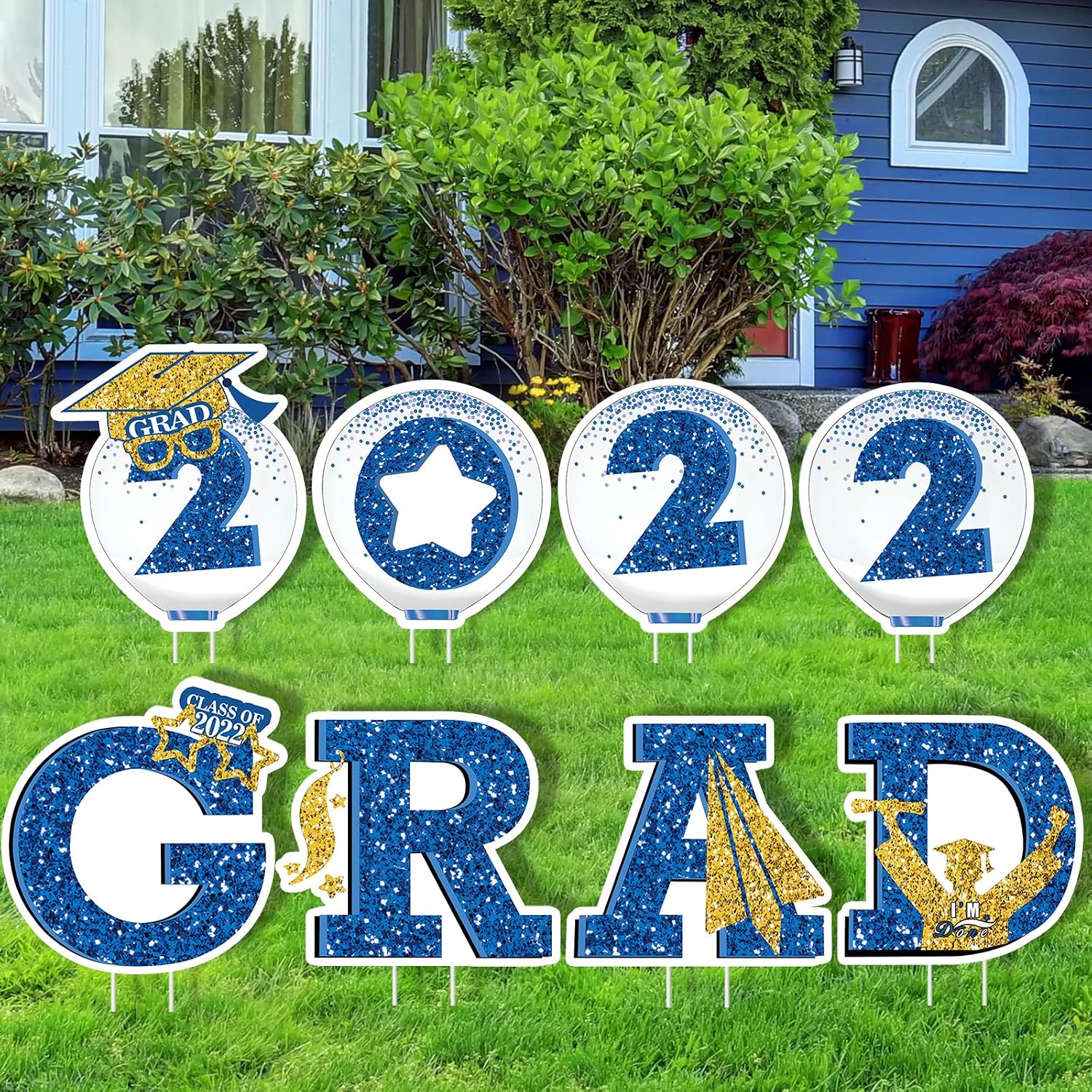 Amazon.com: Graduation Yard Sign Decorations 2023 - Congrats Grad ...