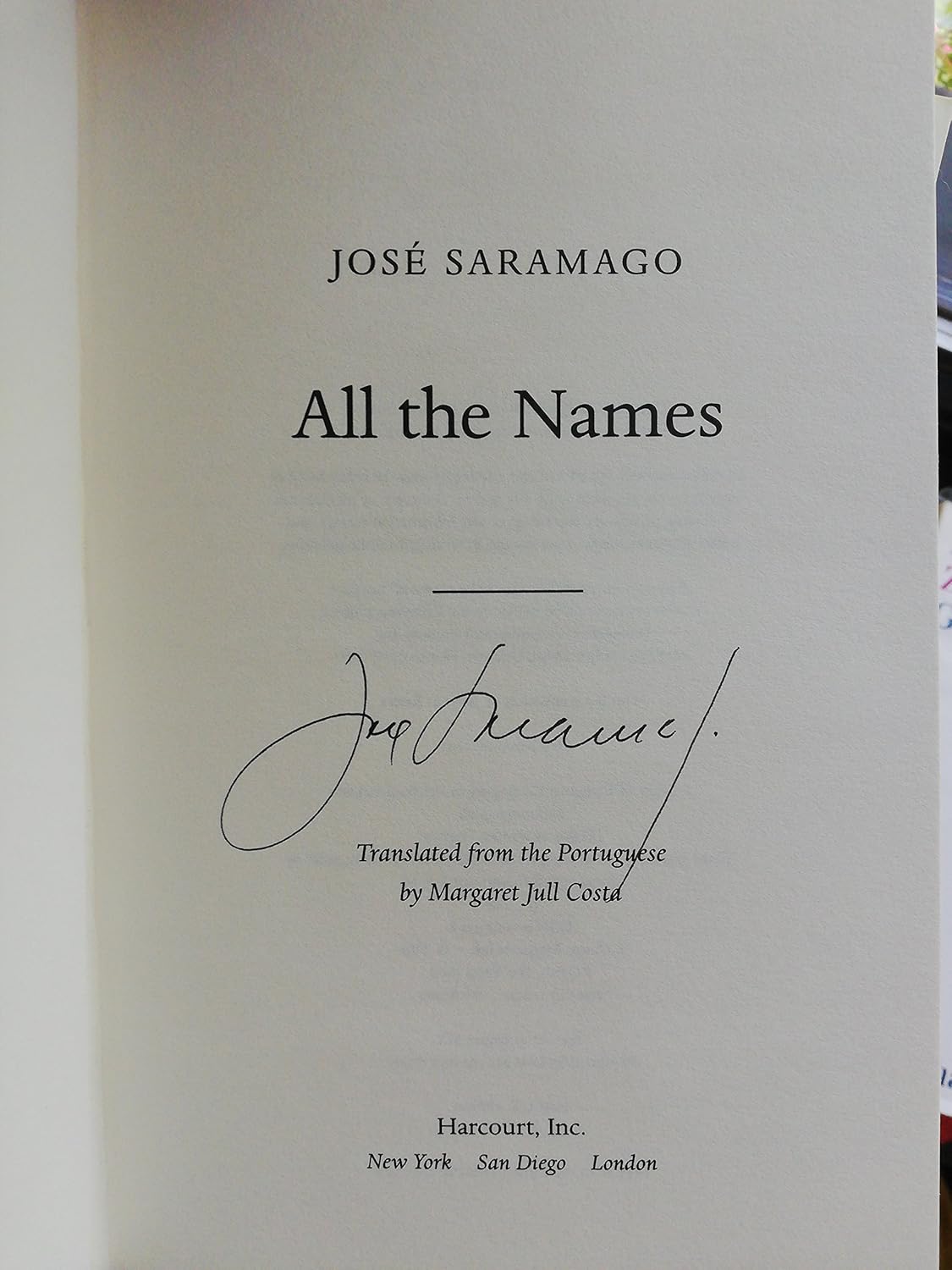 Buy All the Names Book Online at Low Prices in India | All the Names ...