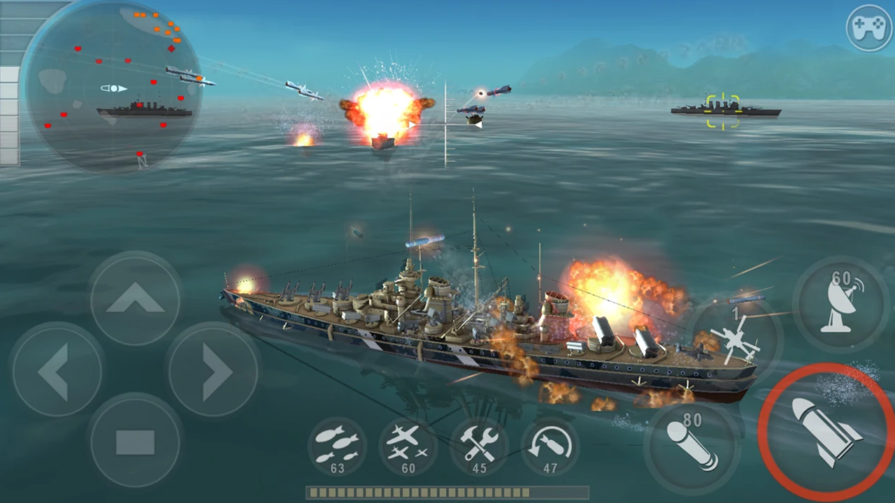 Naval Warship Battle Games - Command the Seas Action Simulator Game ...
