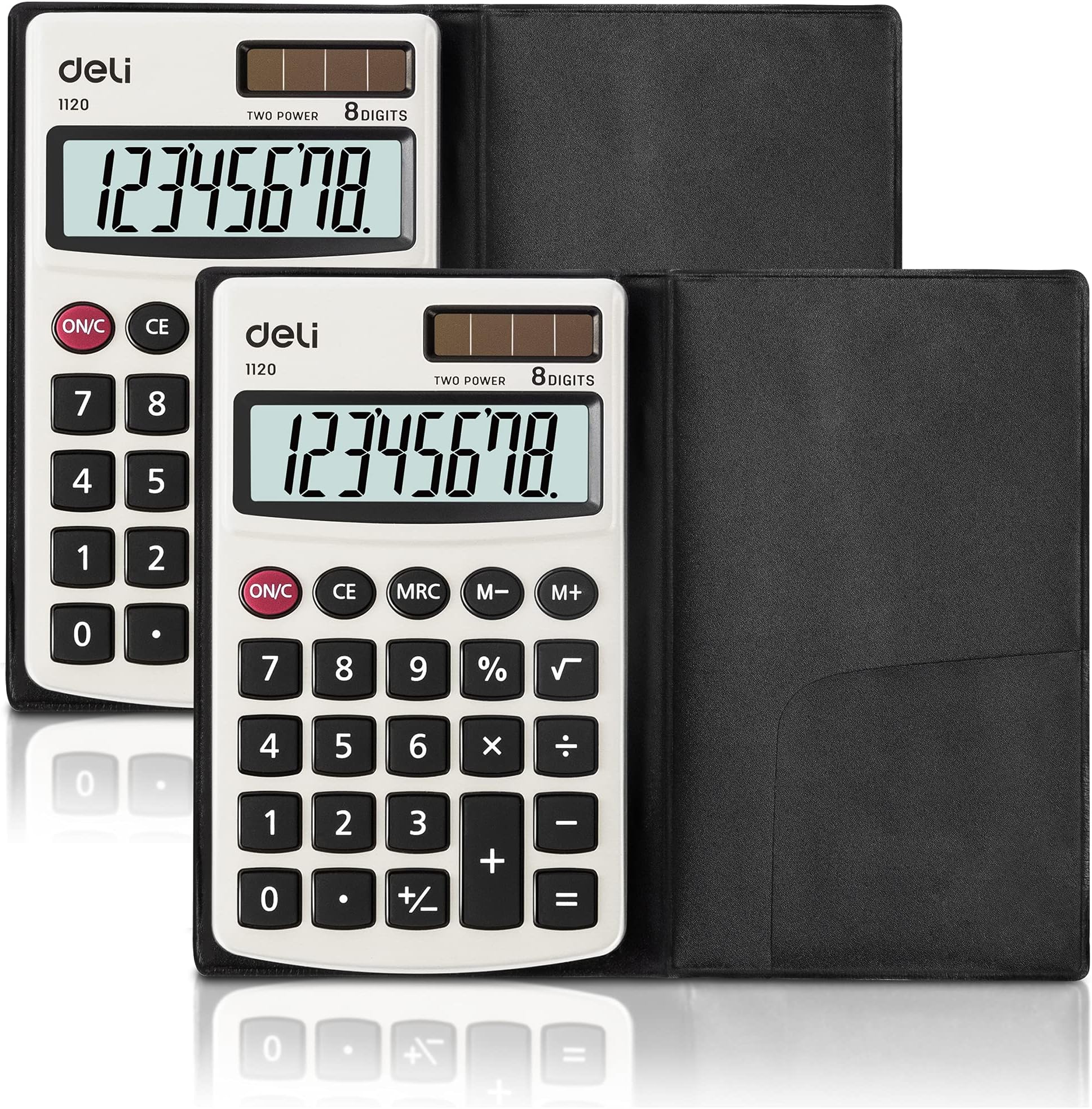 Amazon.com: Innovera 15921 Pocket Calculator with Hard Shell Flip Cover ...